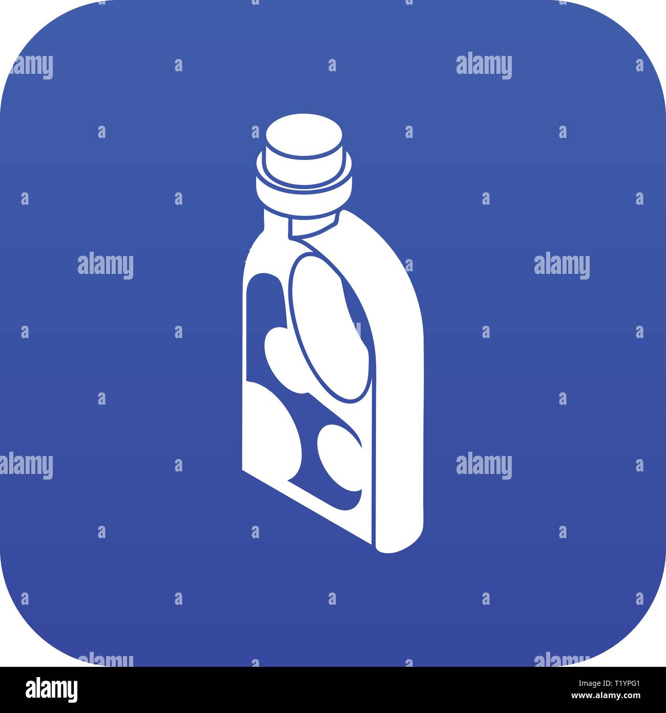 Washing conditioner icon blue vector Stock Vector Image & Art - Alamy