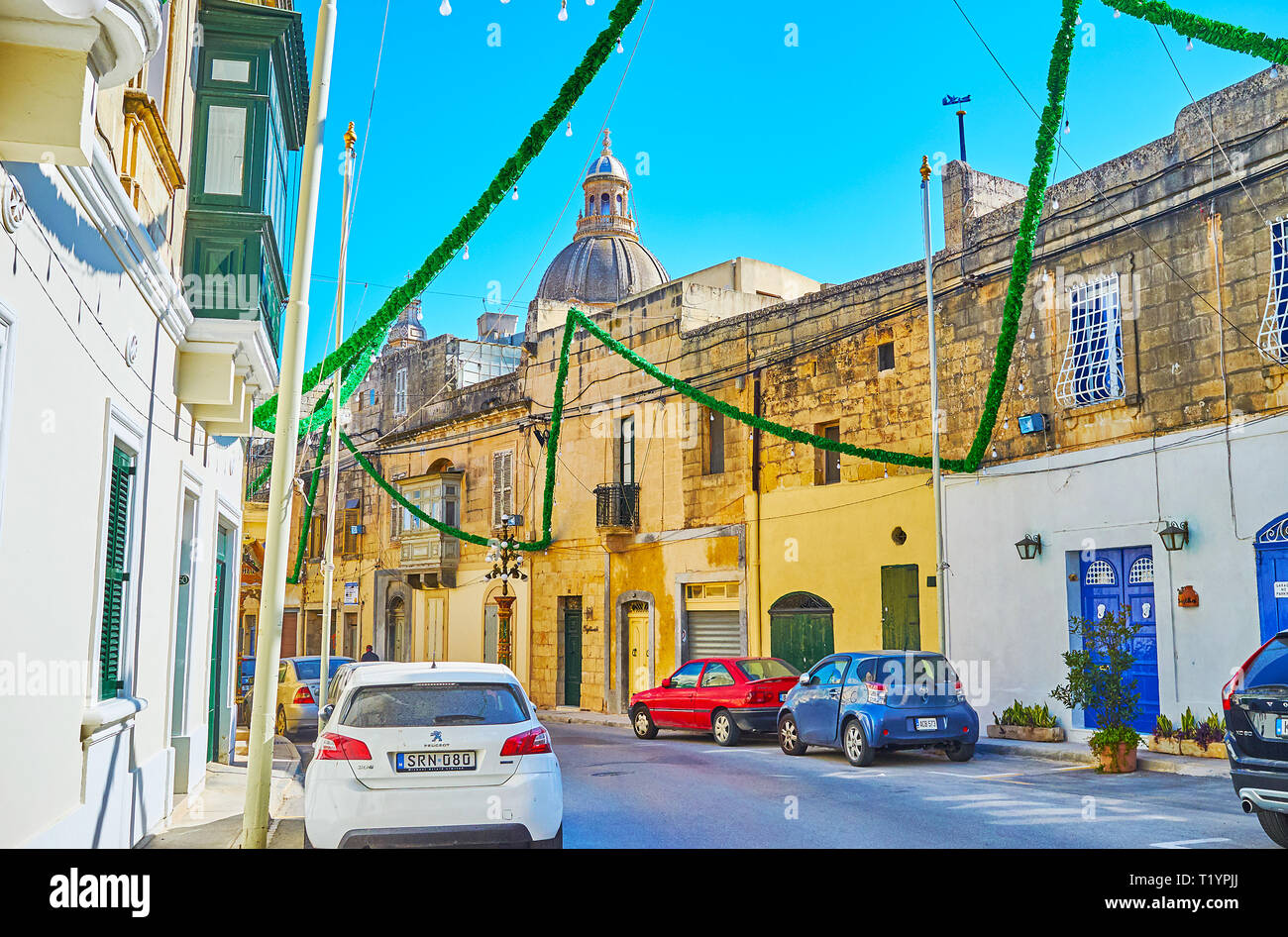 Siggiewi street view hi-res stock photography and images - Alamy