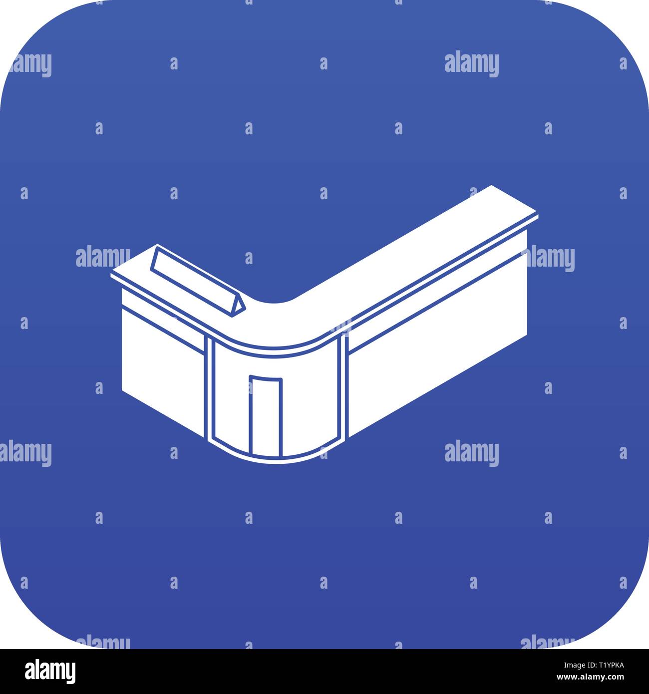 Male worker helping young Stock Vector Images - Alamy