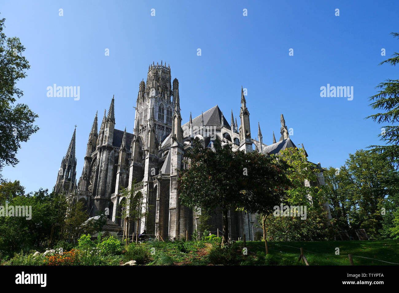 Rouen (Normandy, northern France): Abbey-Church of Saint-Ouen ...