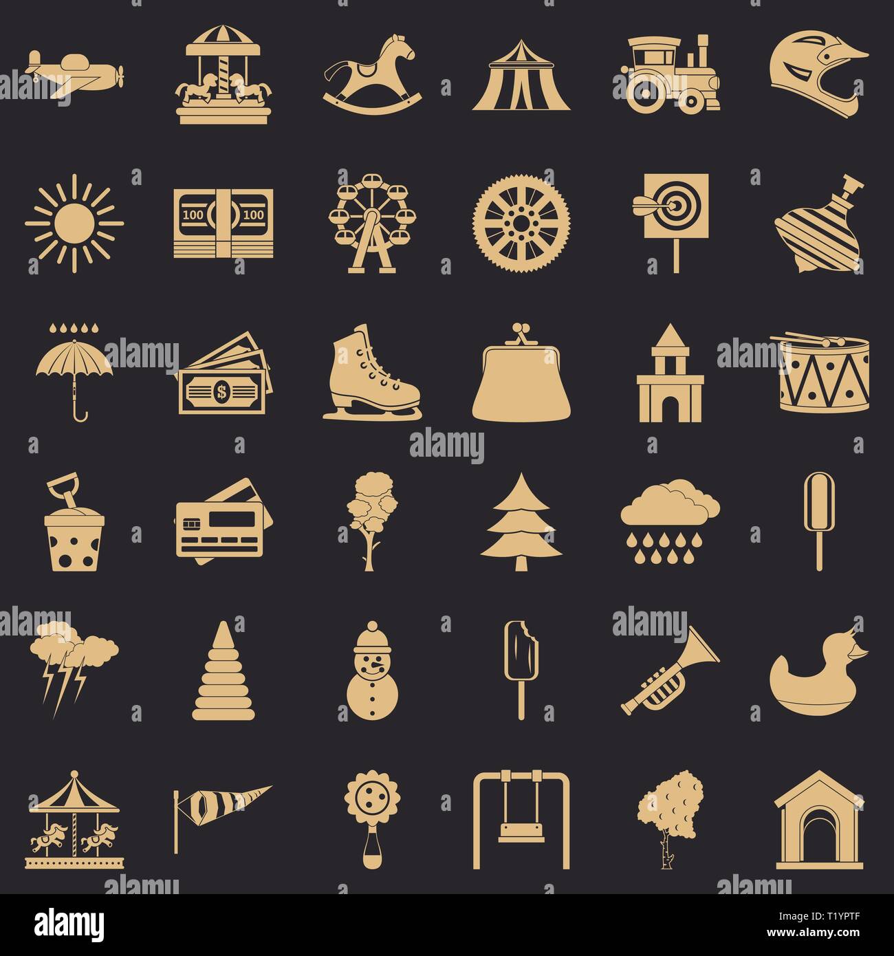 Whirligig park Stock Vector Images - Alamy