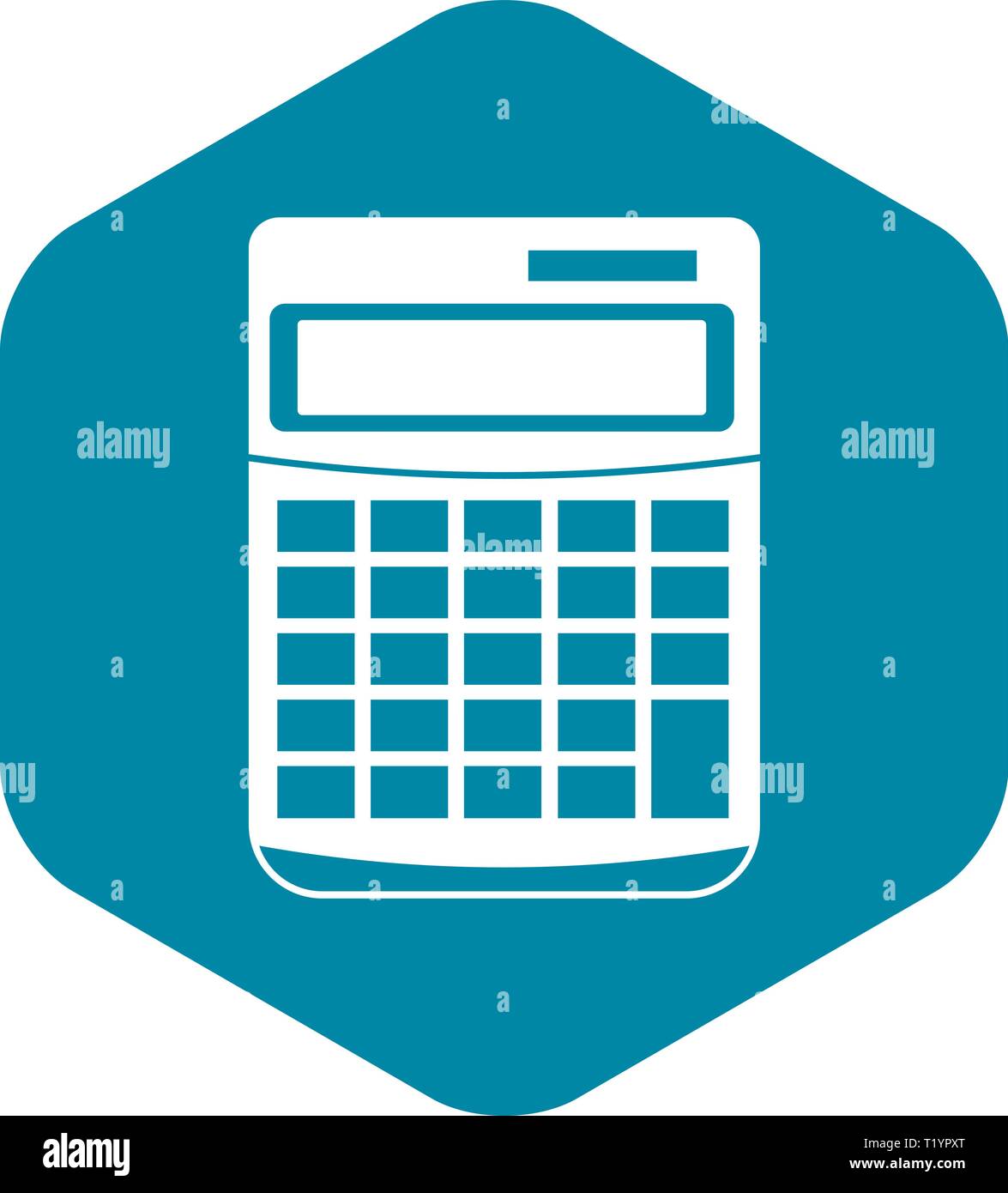 Calculator icon, simple style Stock Vector Image & Art - Alamy