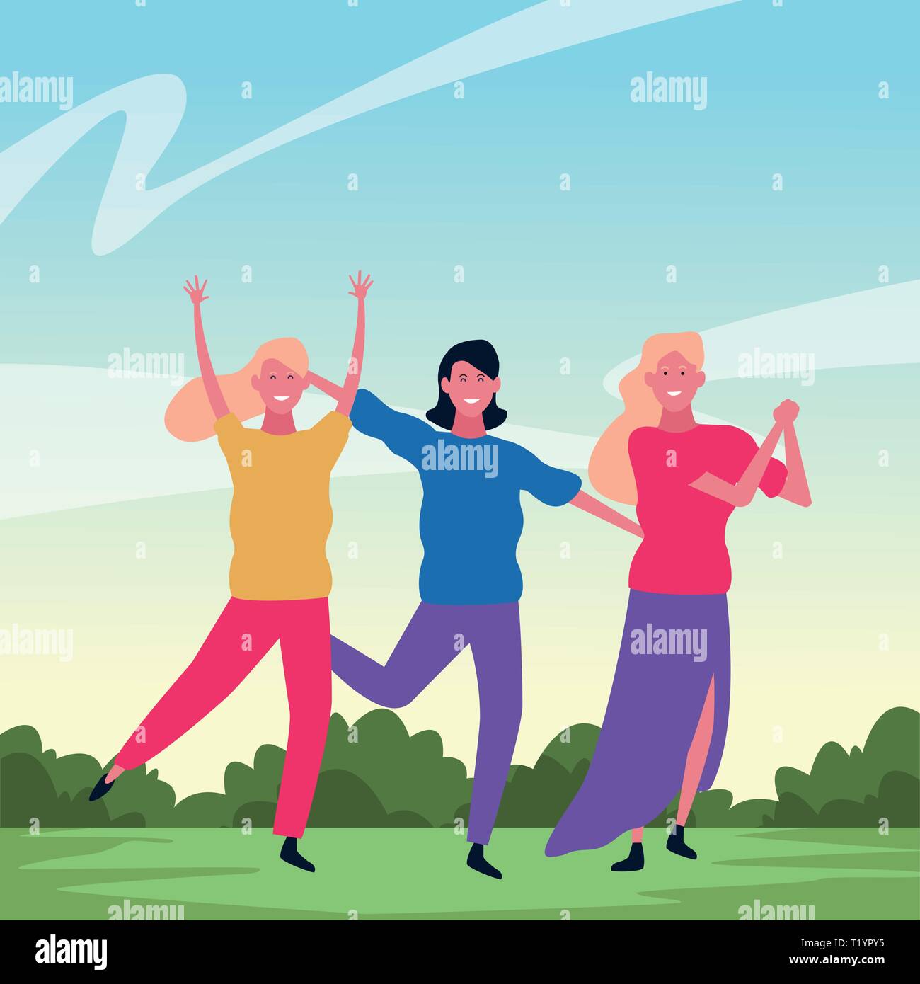 People dancing and having fun Stock Vector Image & Art - Alamy