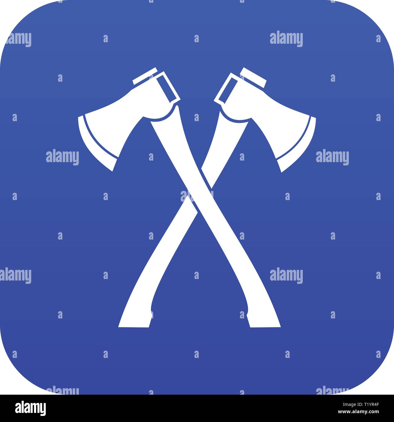 Two crossed axes icon digital blue Stock Vector Image & Art - Alamy