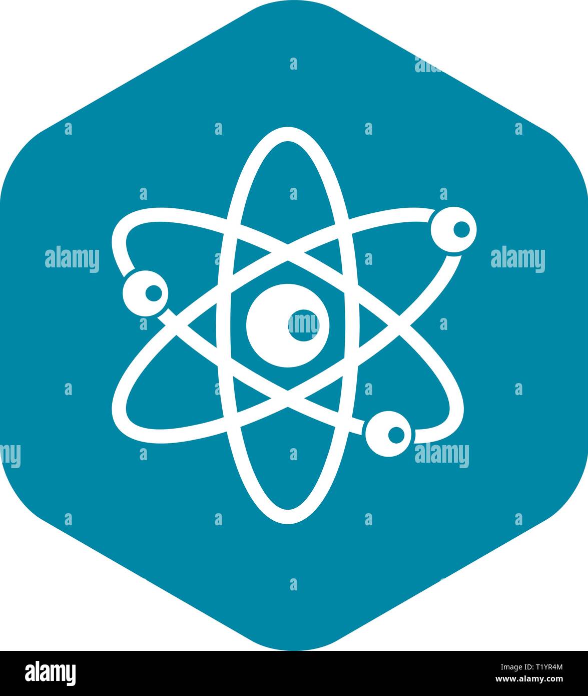 Atom icon web site Stock Vector Images - Alamy
