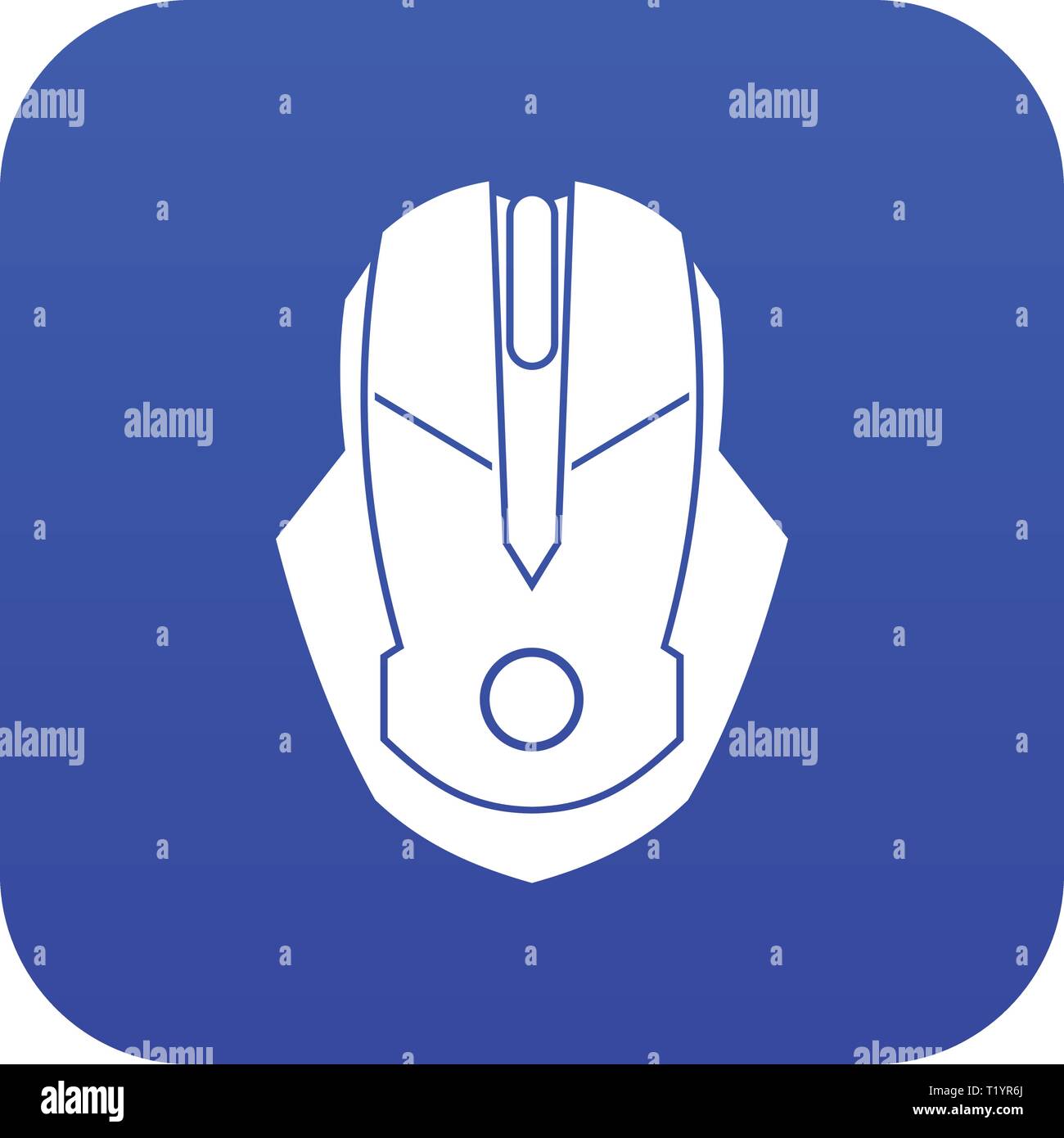 Computer mouse icon digital blue Stock Vector Image & Art - Alamy