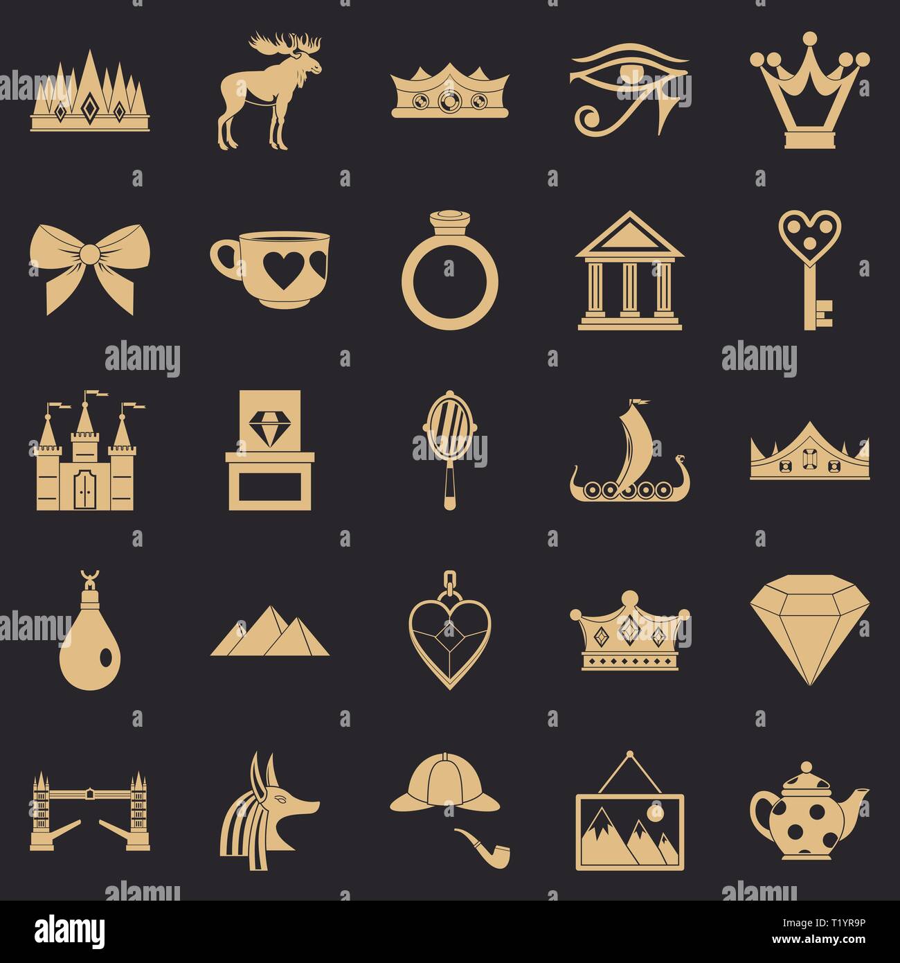 Statue king ruler Stock Vector Images - Alamy