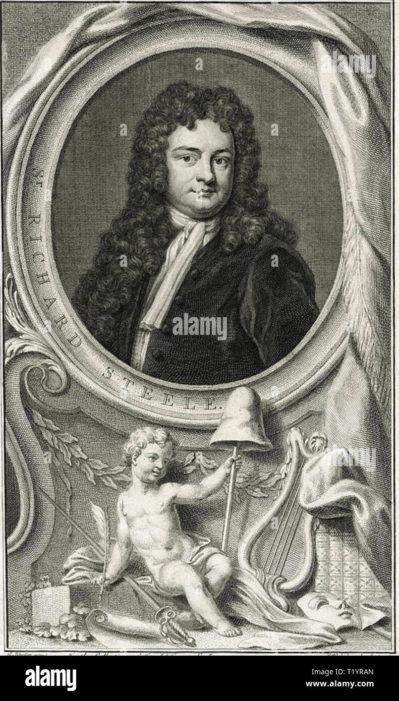RICHARD STEELE (1672-1729) Irish journalist, playwright and politician ...