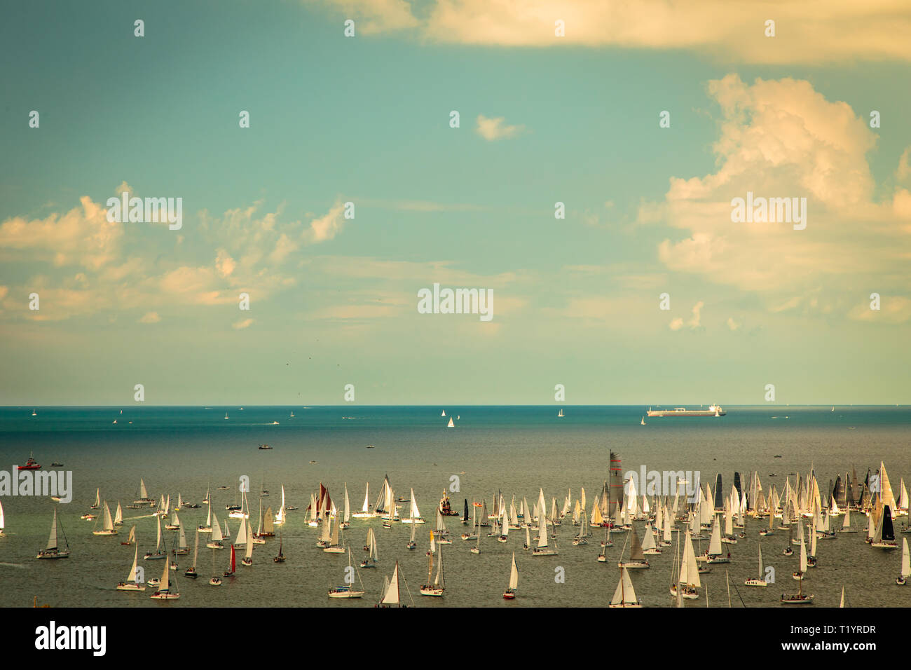 one of the biggest regatta in the world with more than 2100 boats: the ...