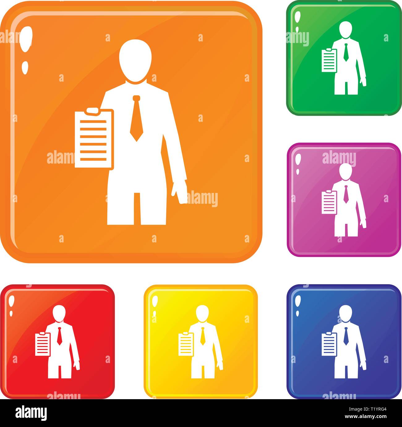 Political party cartoon icons hi-res stock photography and images - Alamy