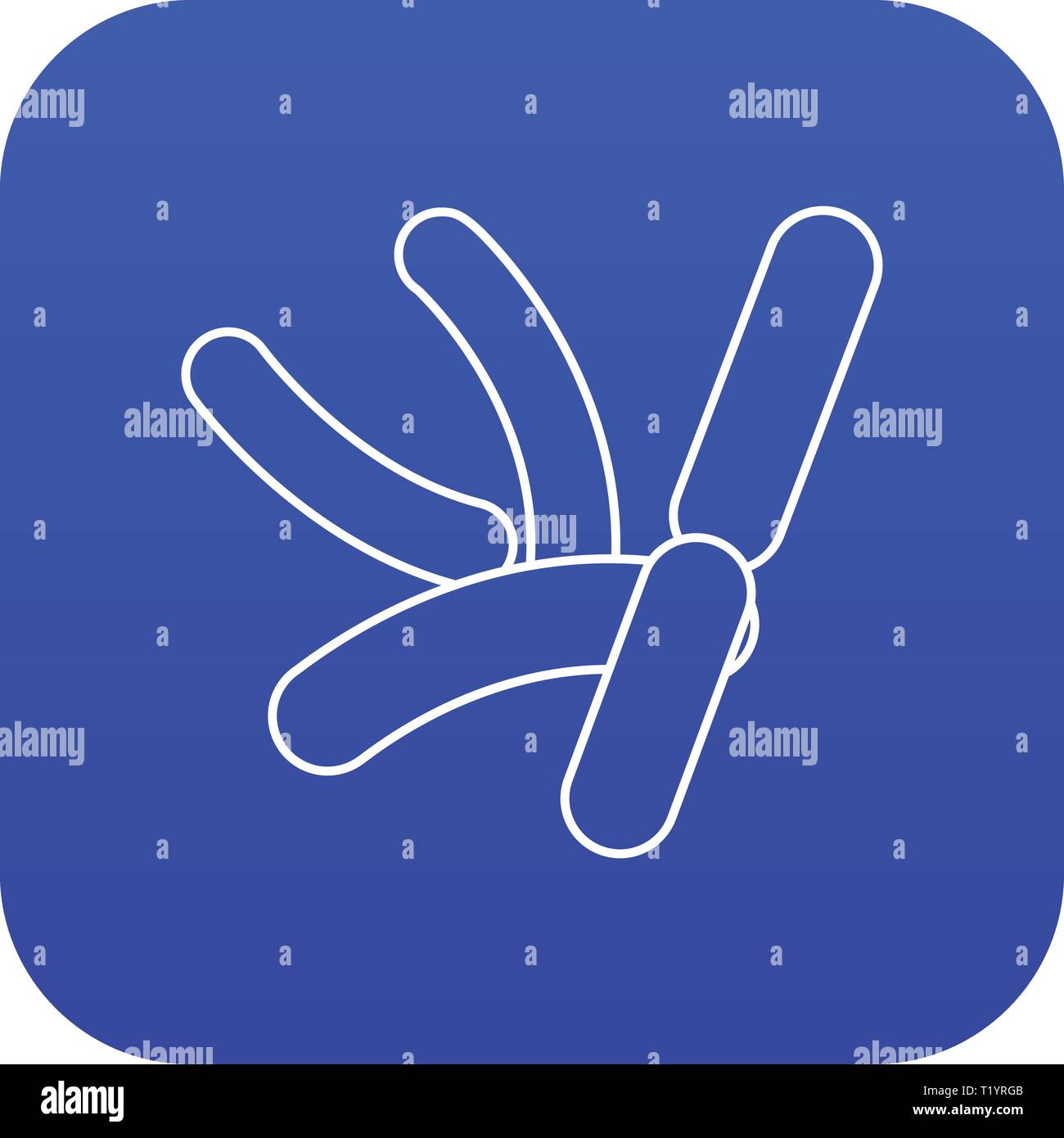 Bacilli icon blue vector Stock Vector Image & Art - Alamy