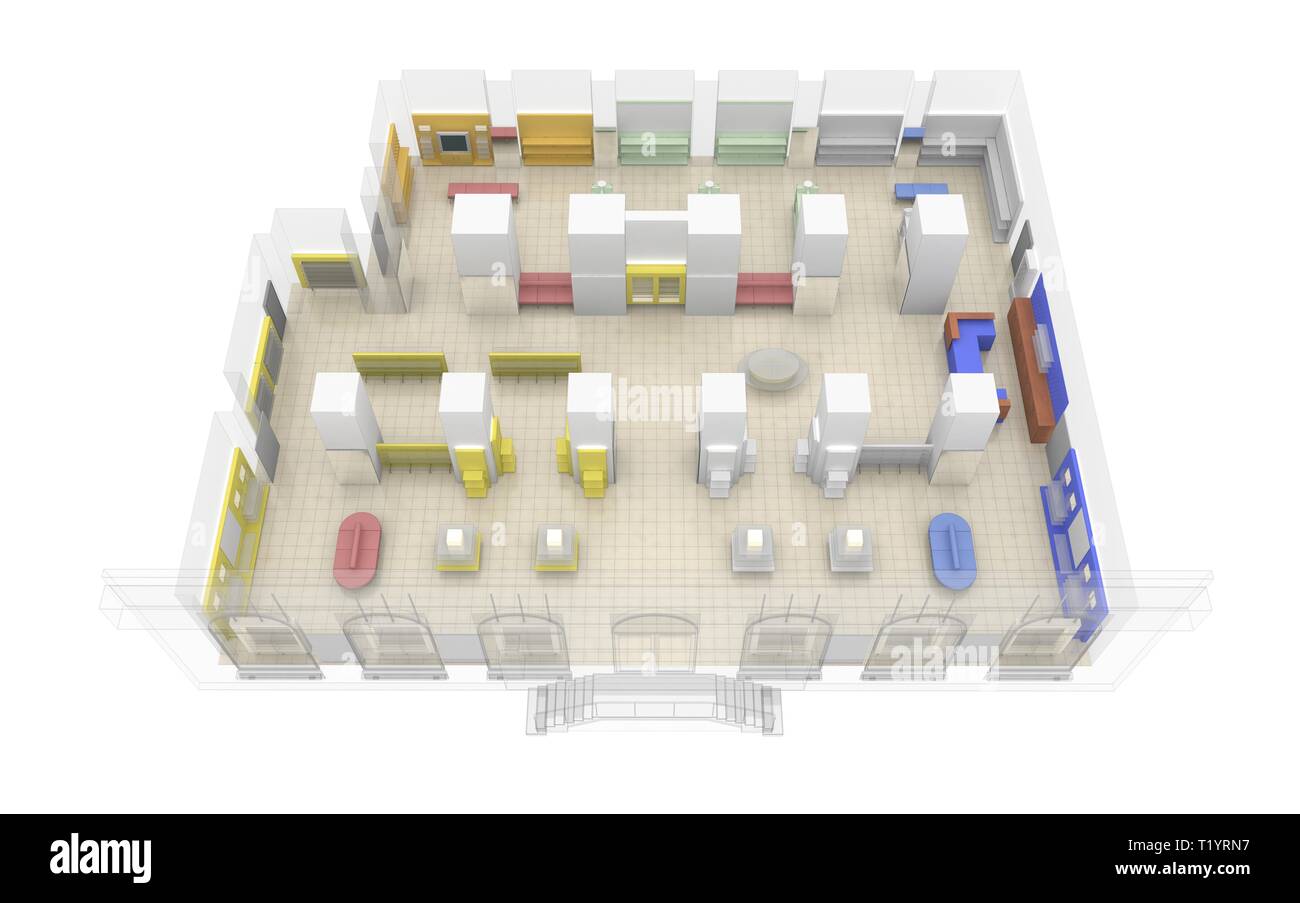 Freezer Section Grocery Store Cut Out Stock Images & Pictures - Alamy