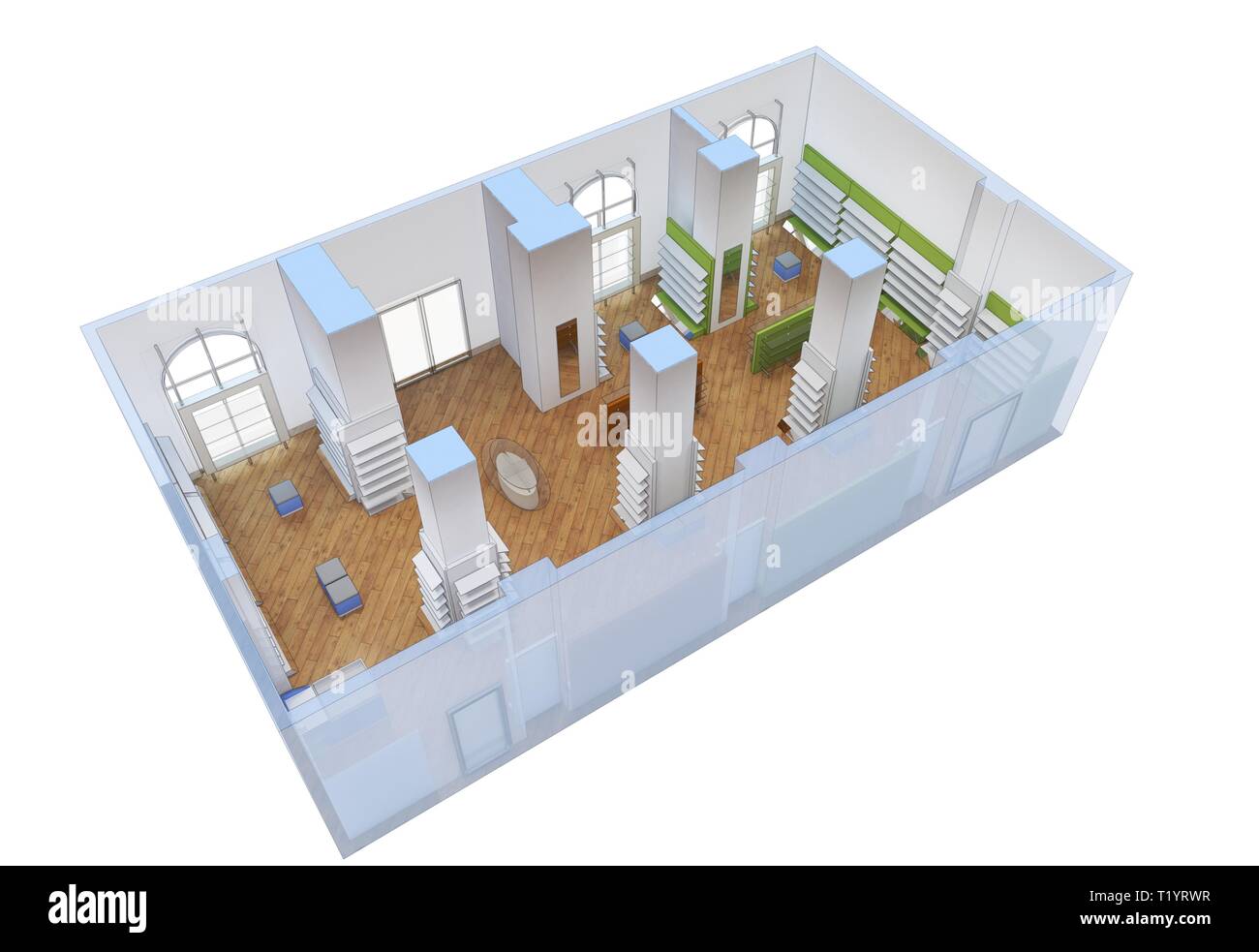 Freezer Section Grocery Store Cut Out Stock Images & Pictures - Alamy