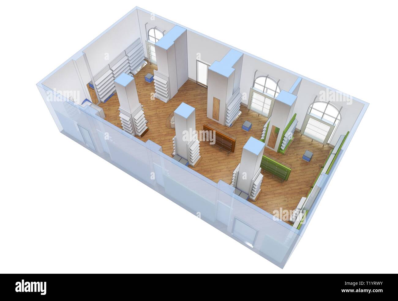 Freezer Section Grocery Store Cut Out Stock Images & Pictures - Alamy