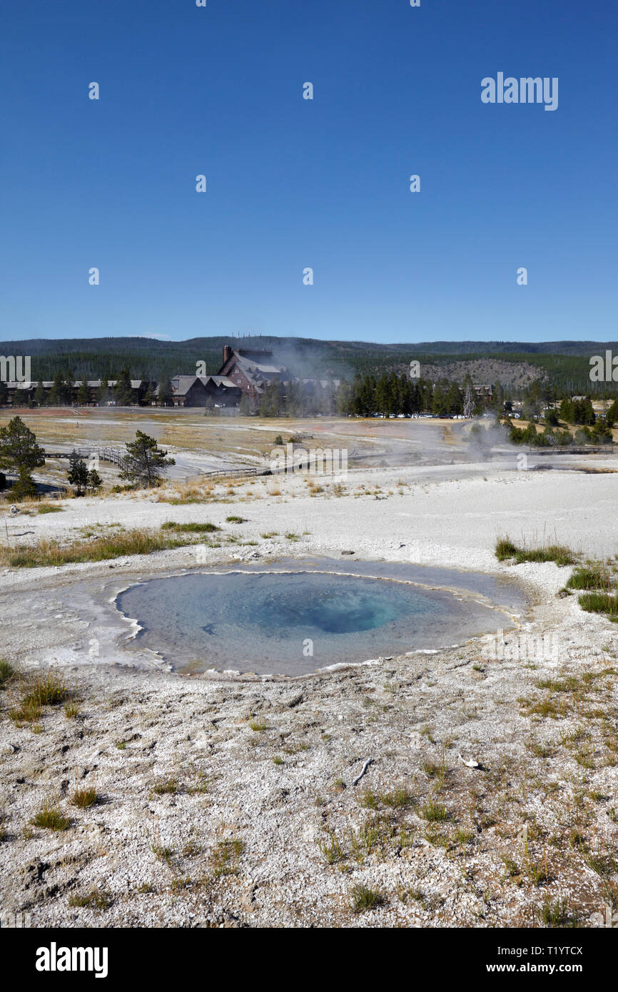 Hot Spring, Yellowstone National Park, America Stock Photo - Alamy