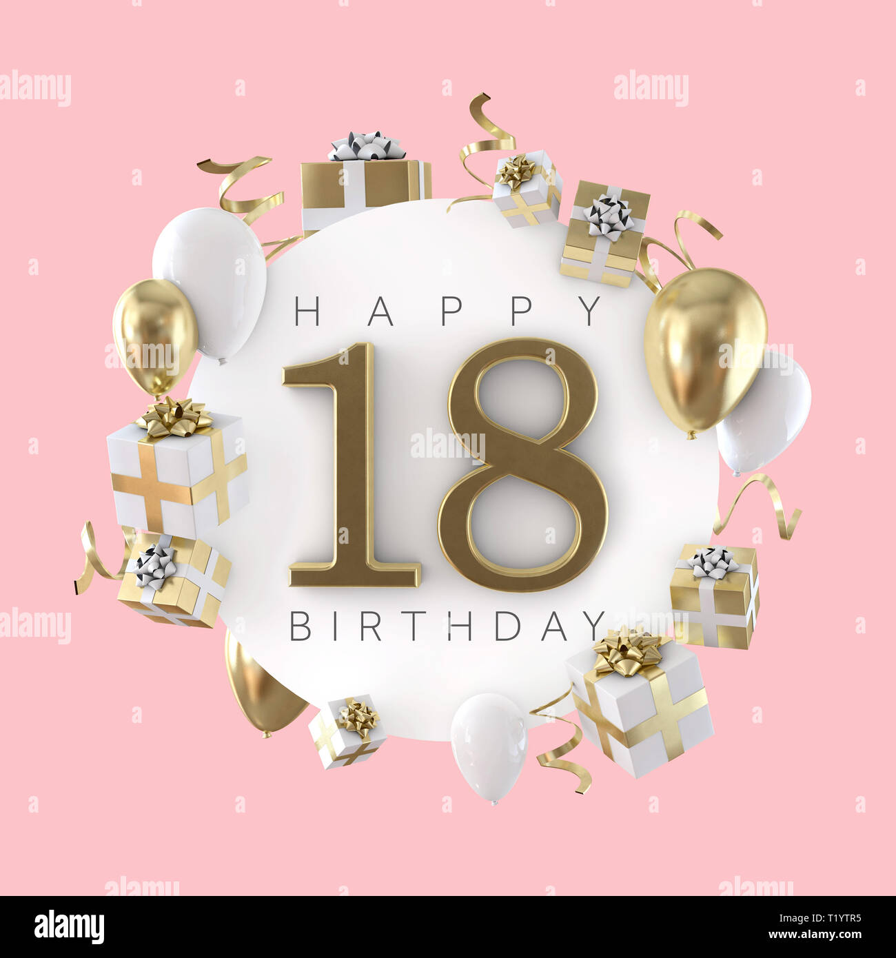 Happy 18th Birthday Logo