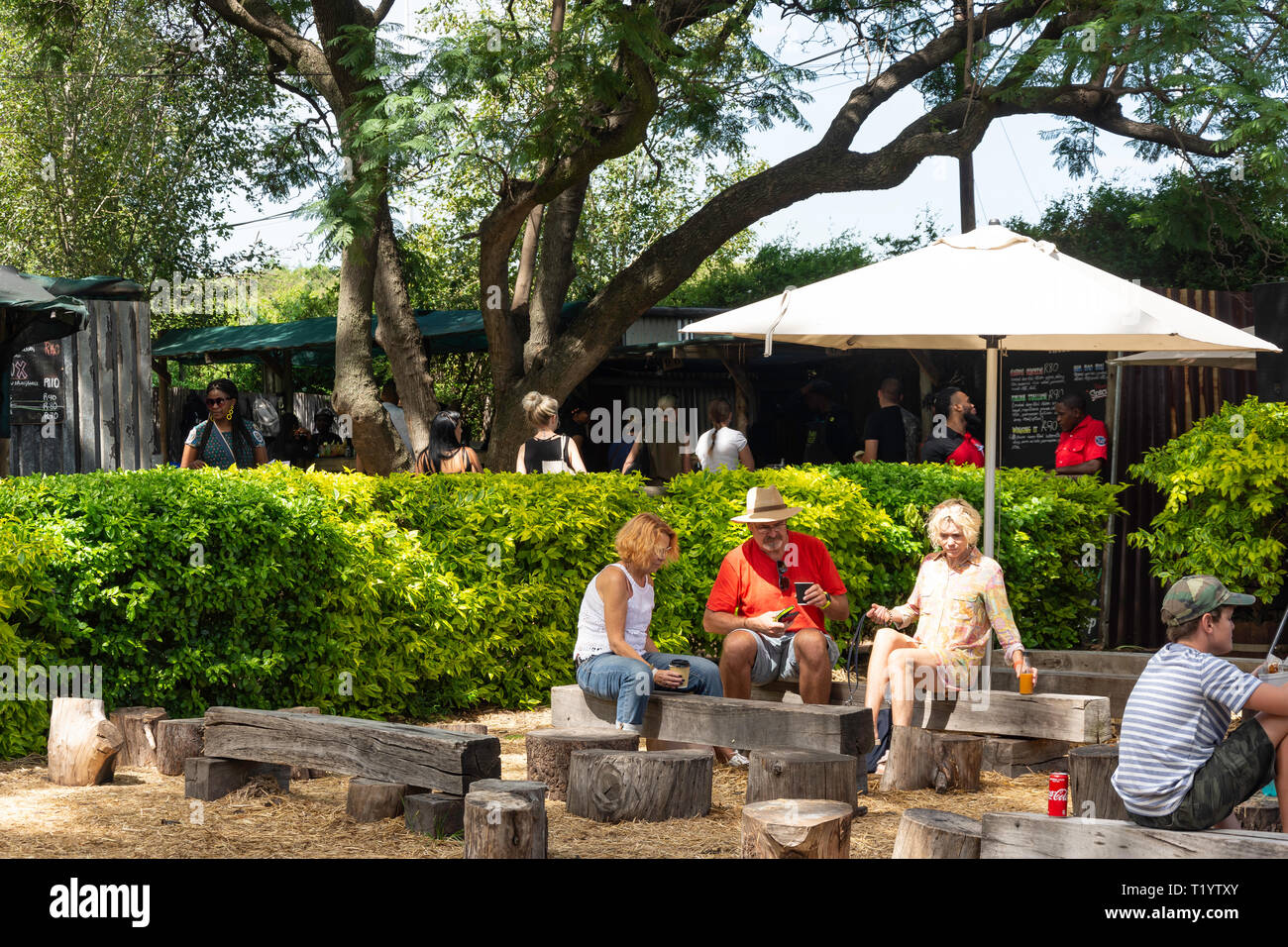 Garden benches in Fourways Farmer's Market, Fourways, Sandton ...