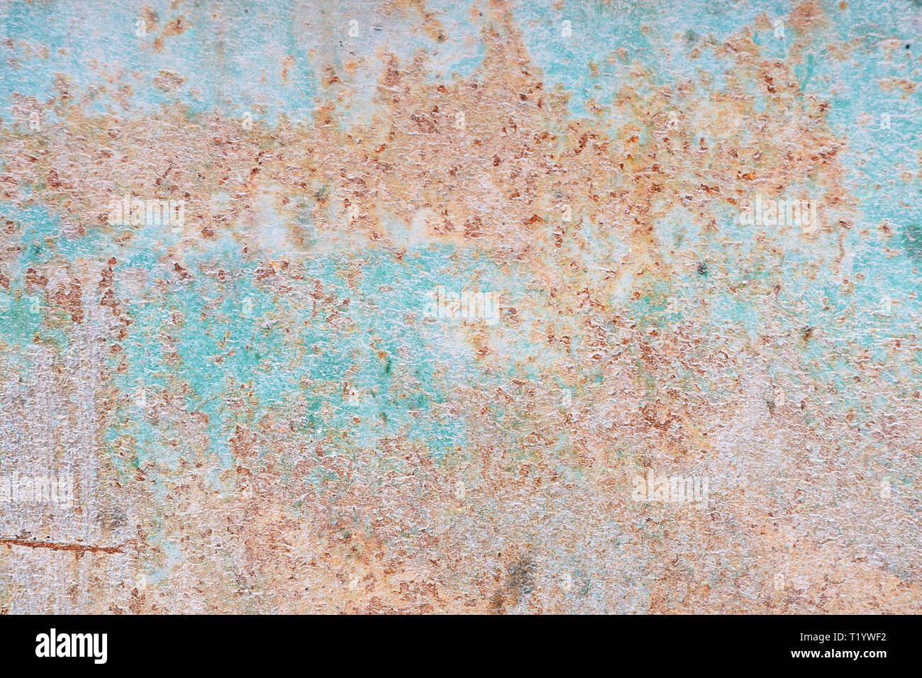 Green color rusty iron background texture close up Stock Photo - Alamy