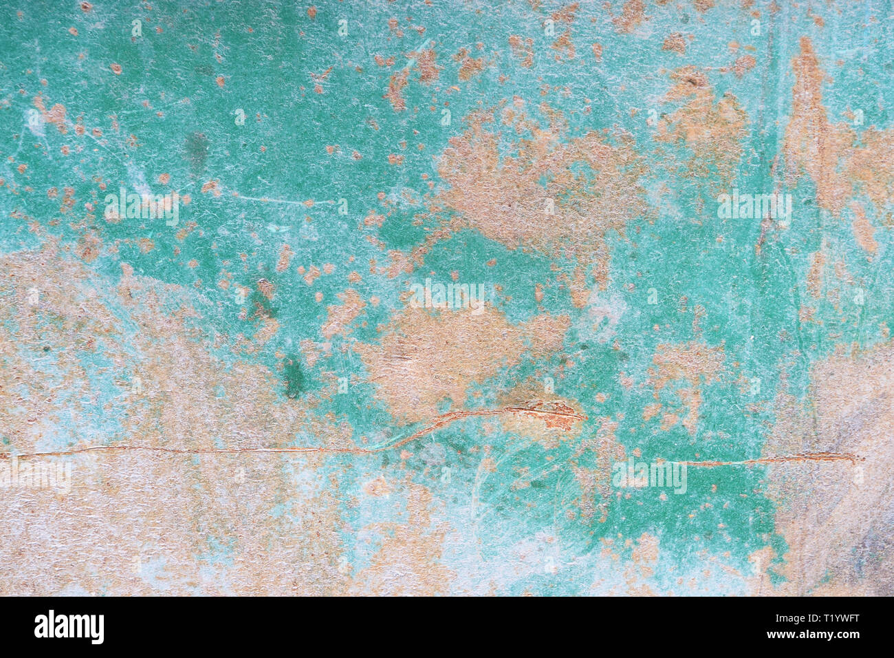 Green color rusty iron background texture close up Stock Photo - Alamy