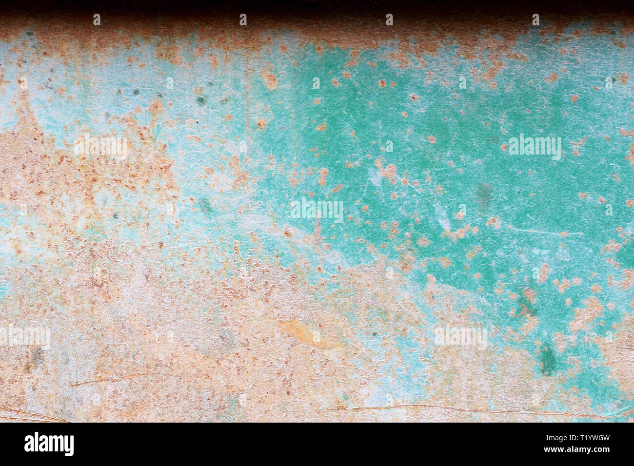 Green color rusty iron background texture close up Stock Photo - Alamy
