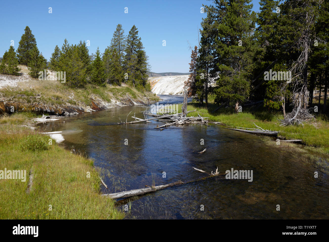 Firehole River, Yellowstone National Park, America Stock Photo - Alamy