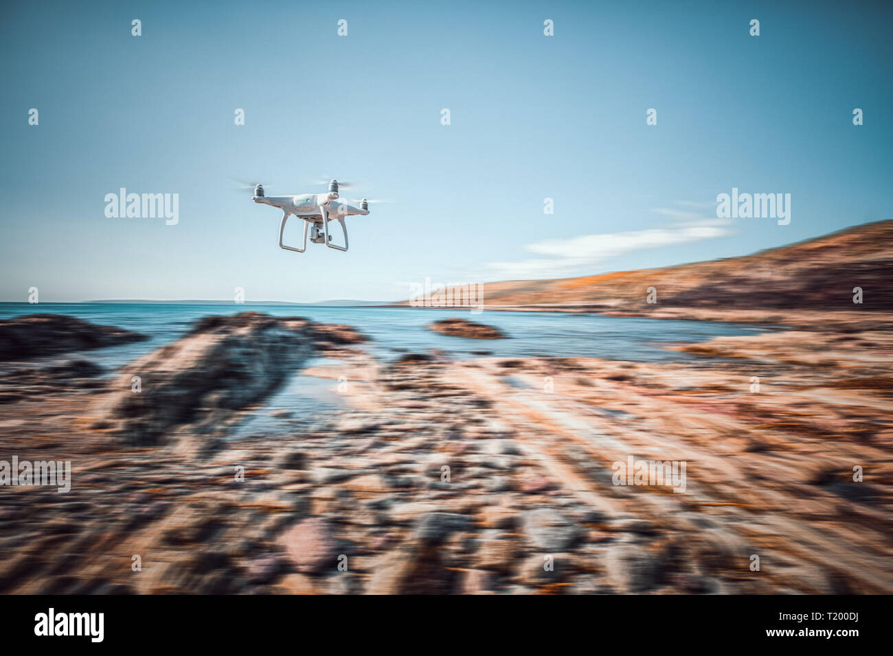 Drone in Action Stock Photo - Alamy