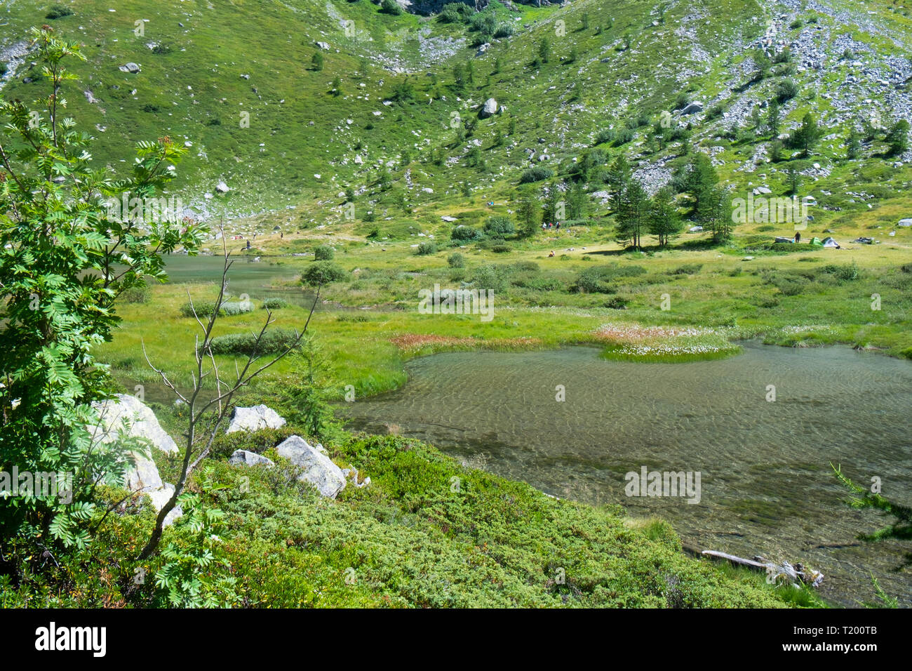 Arpy lake. Valdigne. Valle d'Aosta. Italian alps Stock Photo - Alamy
