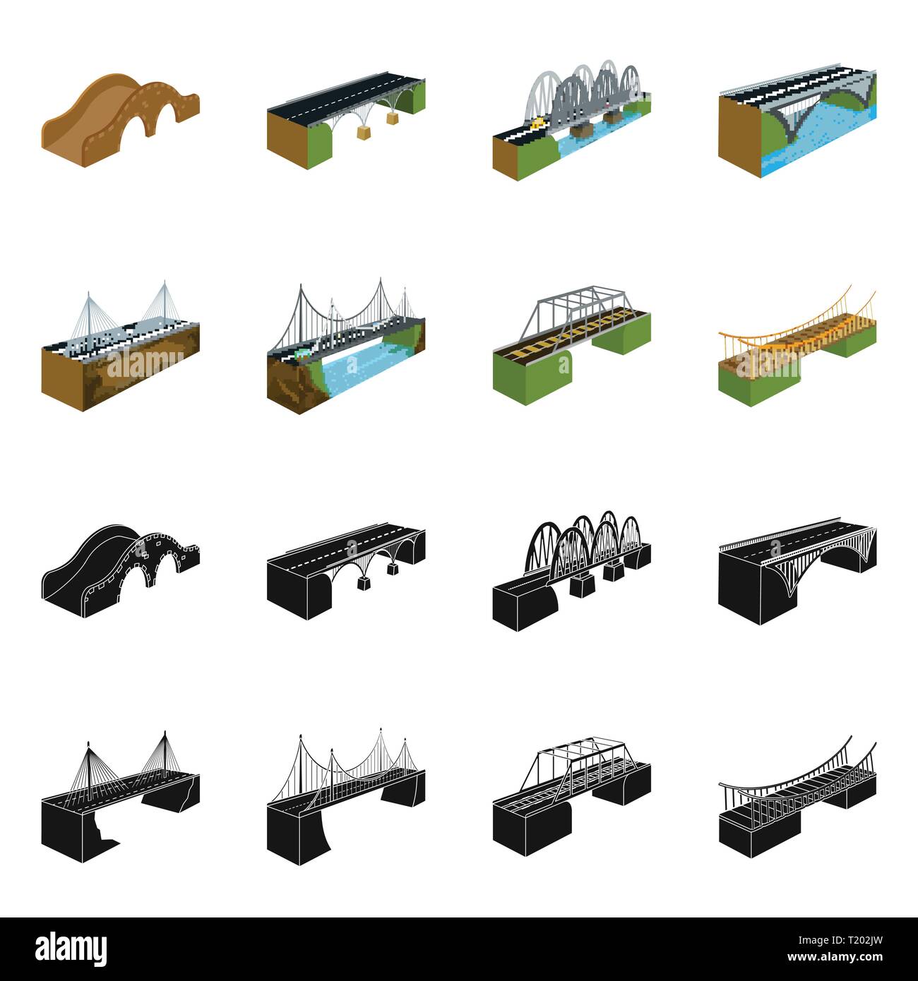 Vector design of connection and design symbol. Set of connection and ...