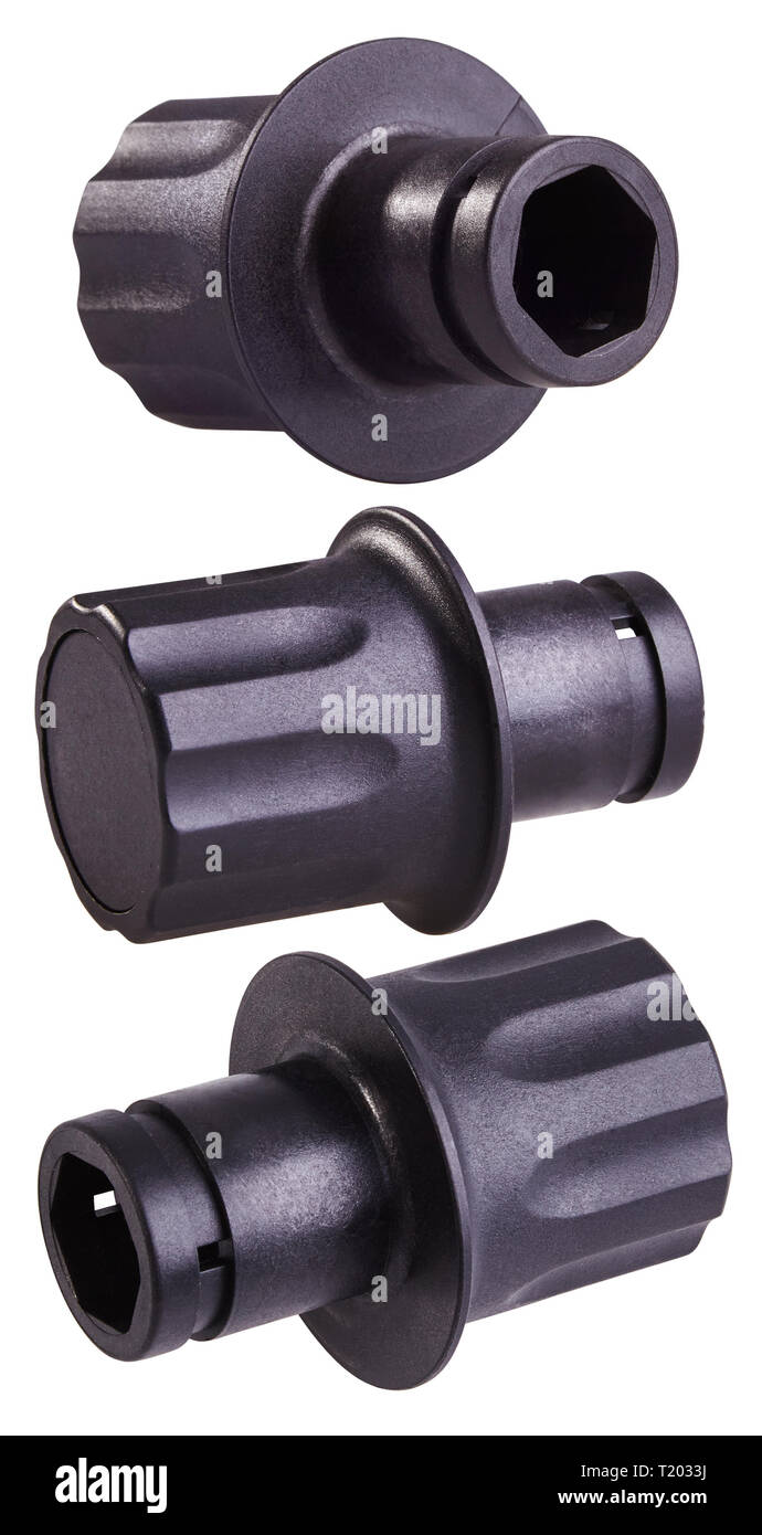 Tap handle. Spare parts to coffee machines. Barista equipment. Isolated ...