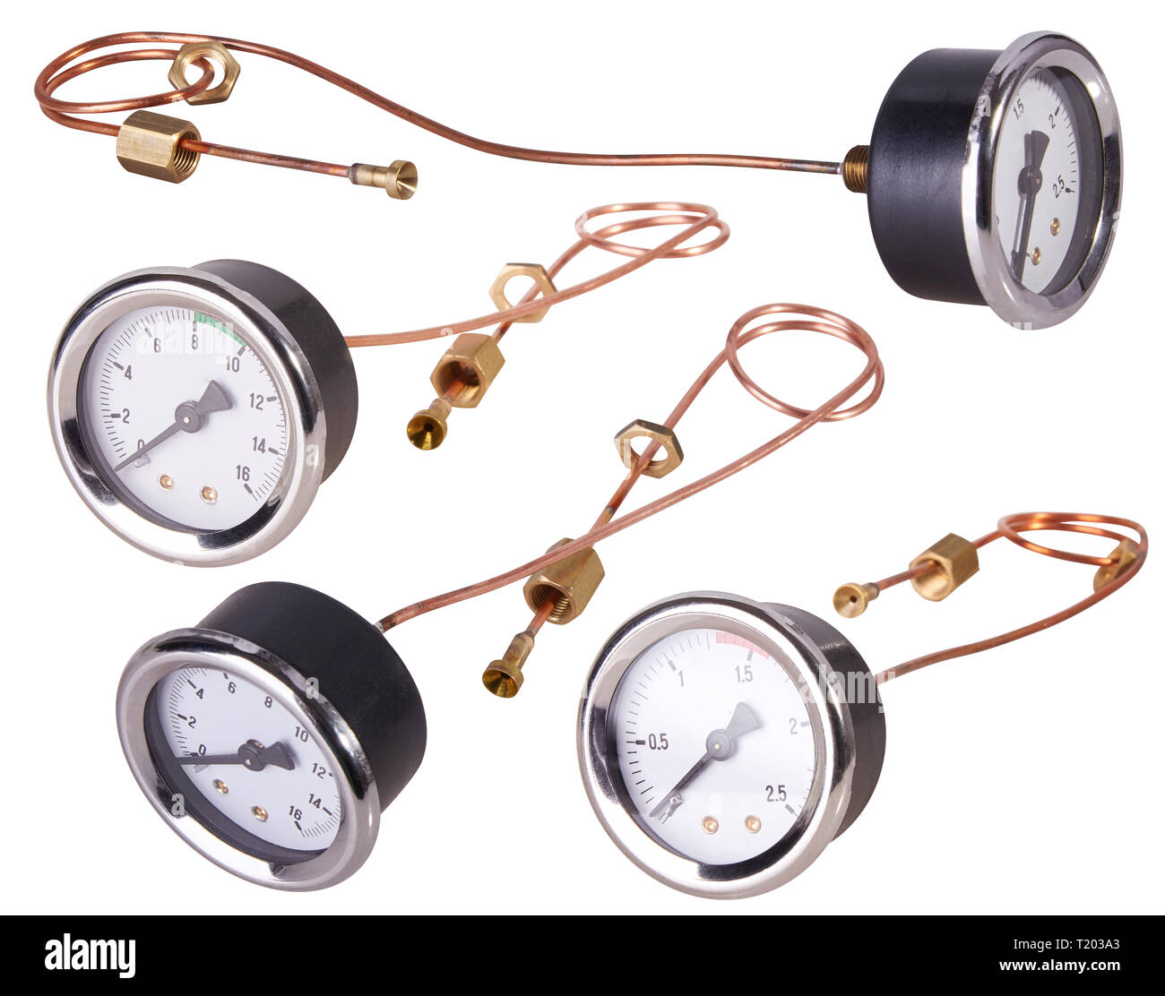 High pressure vacuum gauge Cut Out Stock Images & Pictures - Alamy