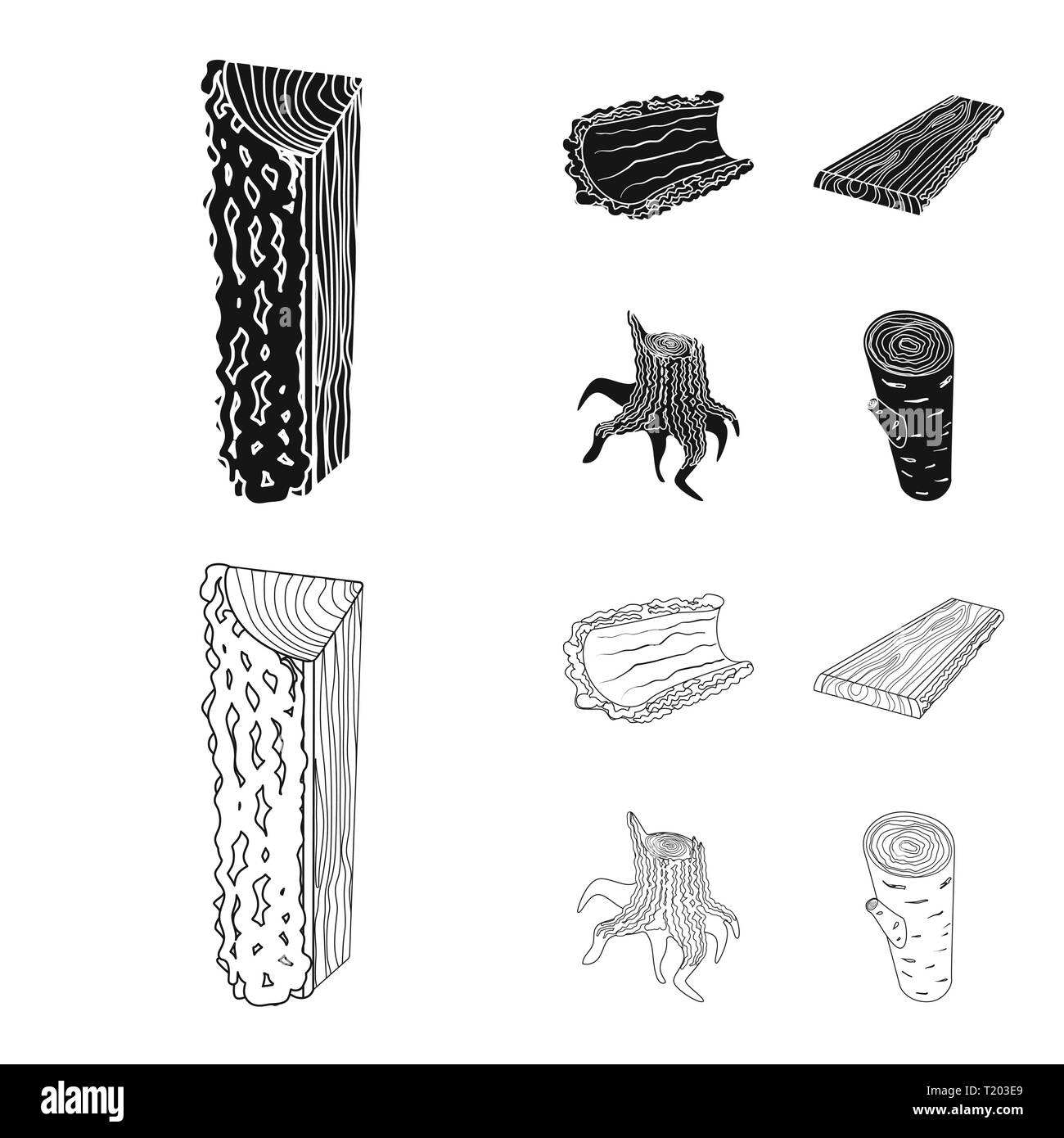 Timber deck lumber piece Black and White Stock Photos & Images - Alamy