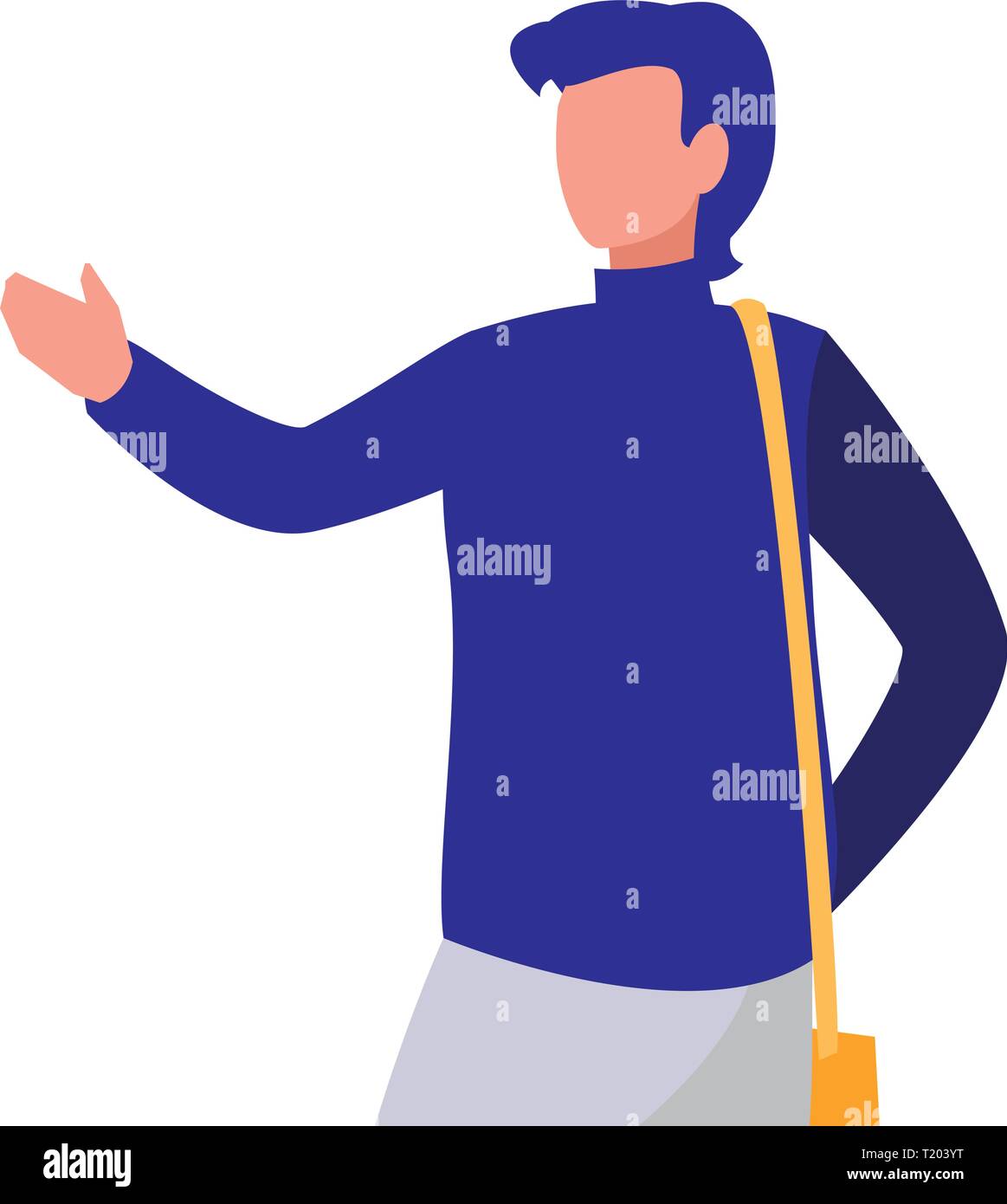 young boy student modeling vector illustration design Stock Vector ...