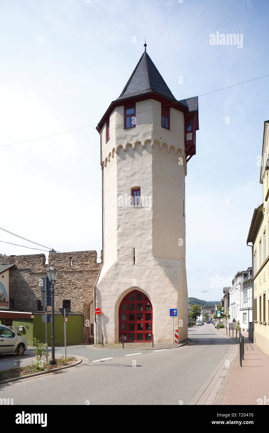 Unesco world heritage upper middle rhine valley hi-res stock ...