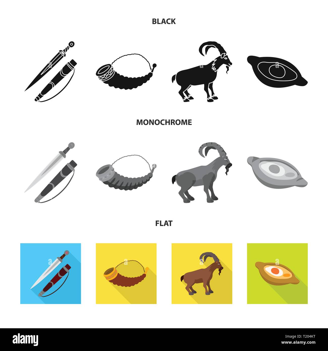 Vector design of culture and sightseeing logo. Collection of culture ...