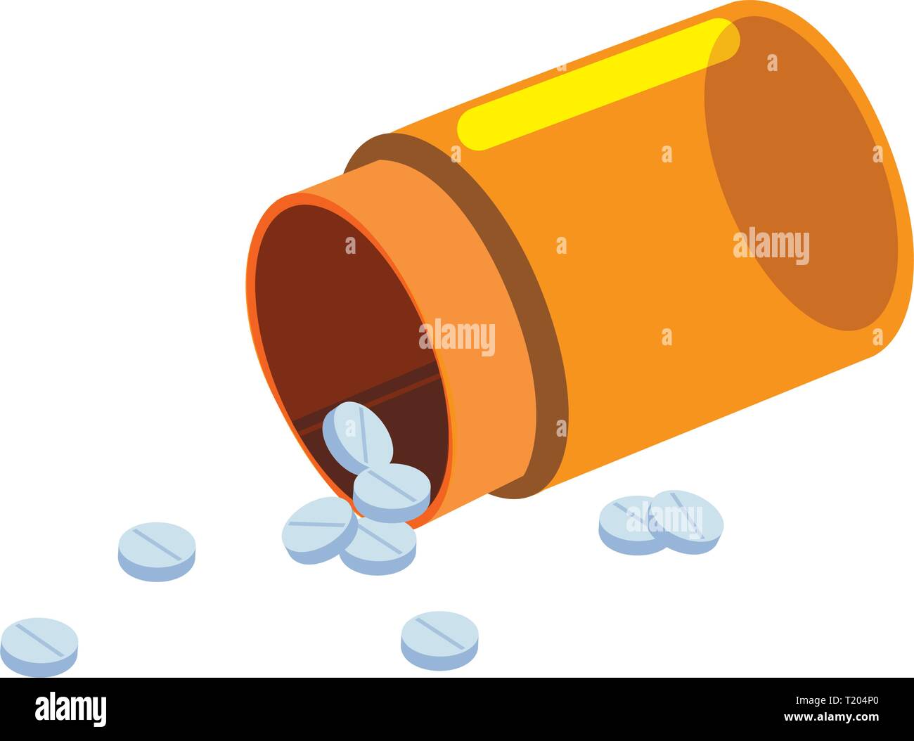 Generic pill bottle Stock Vector Images - Alamy