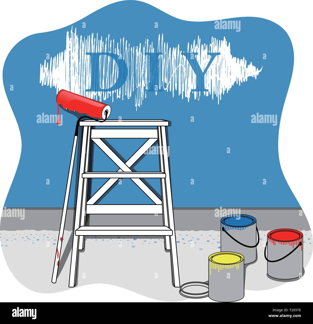 Diy buckets Stock Vector Images - Alamy
