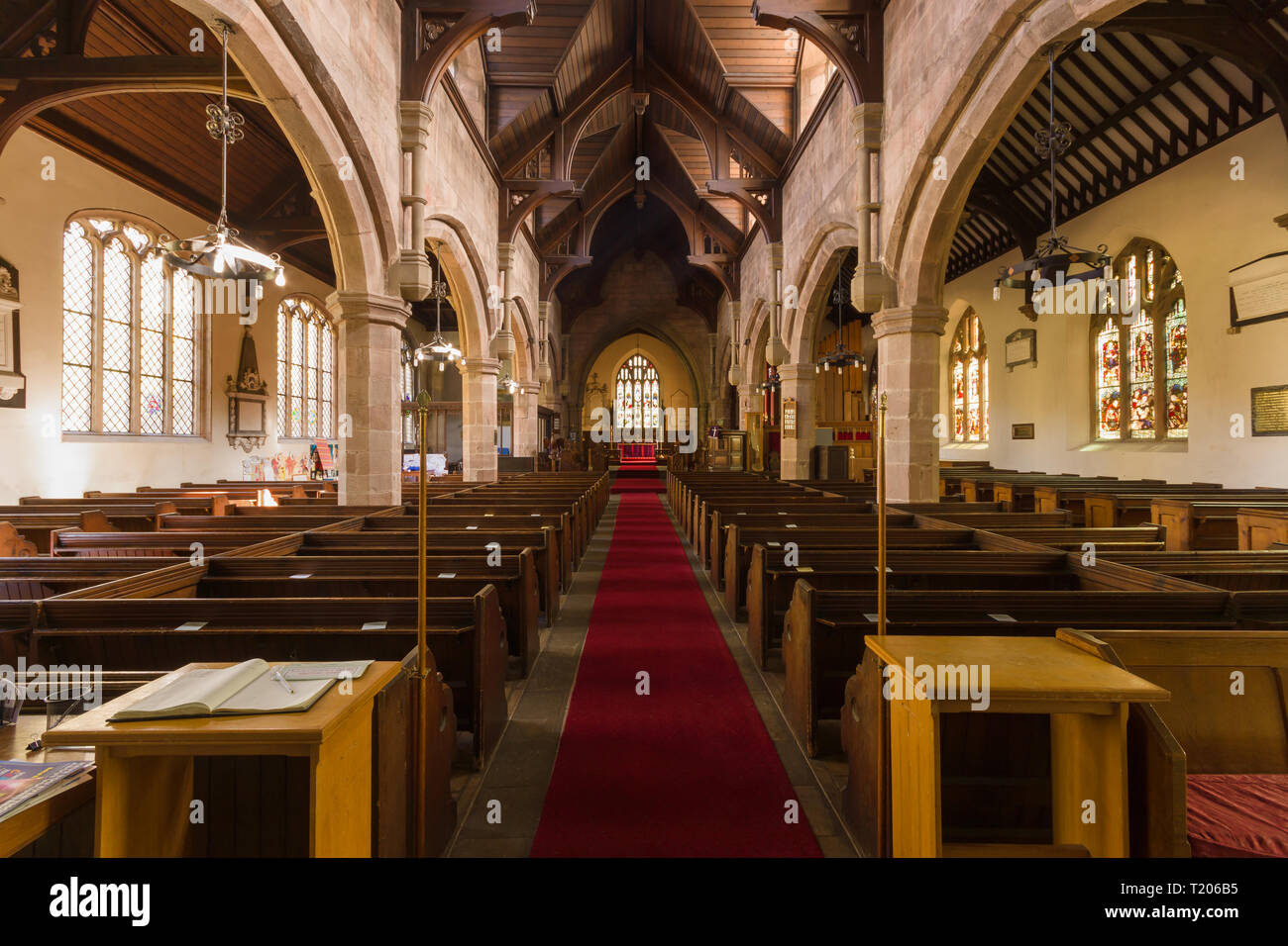 Saint Mary the Virgin Church Overton on Dee North Wales home of the ...