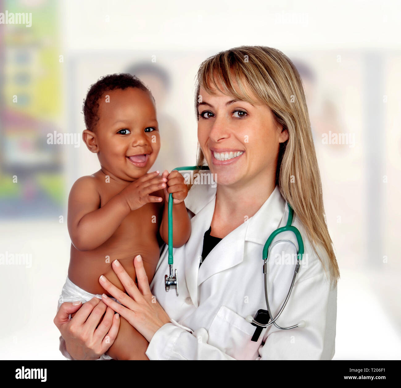 Doctor baby diaper hi-res stock photography and images - Alamy