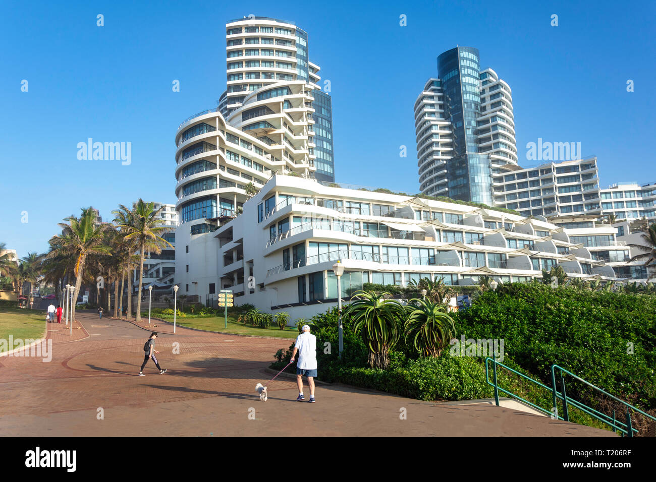 Seafront high-rise buildings, Umhlanga Beach, Umhlanga Rocks, Umhlanga ...