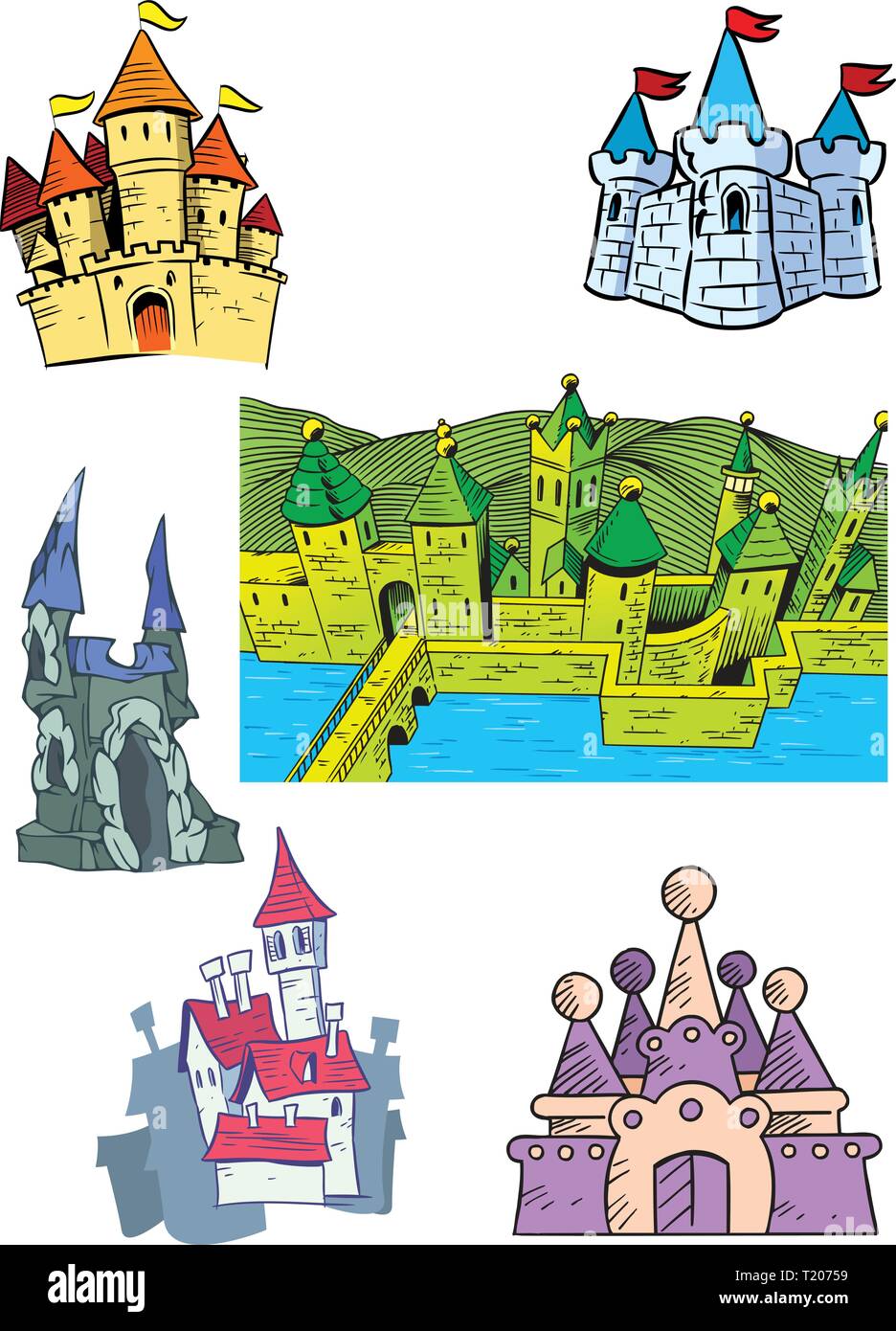 Cartoon fort hi-res stock photography and images - Alamy