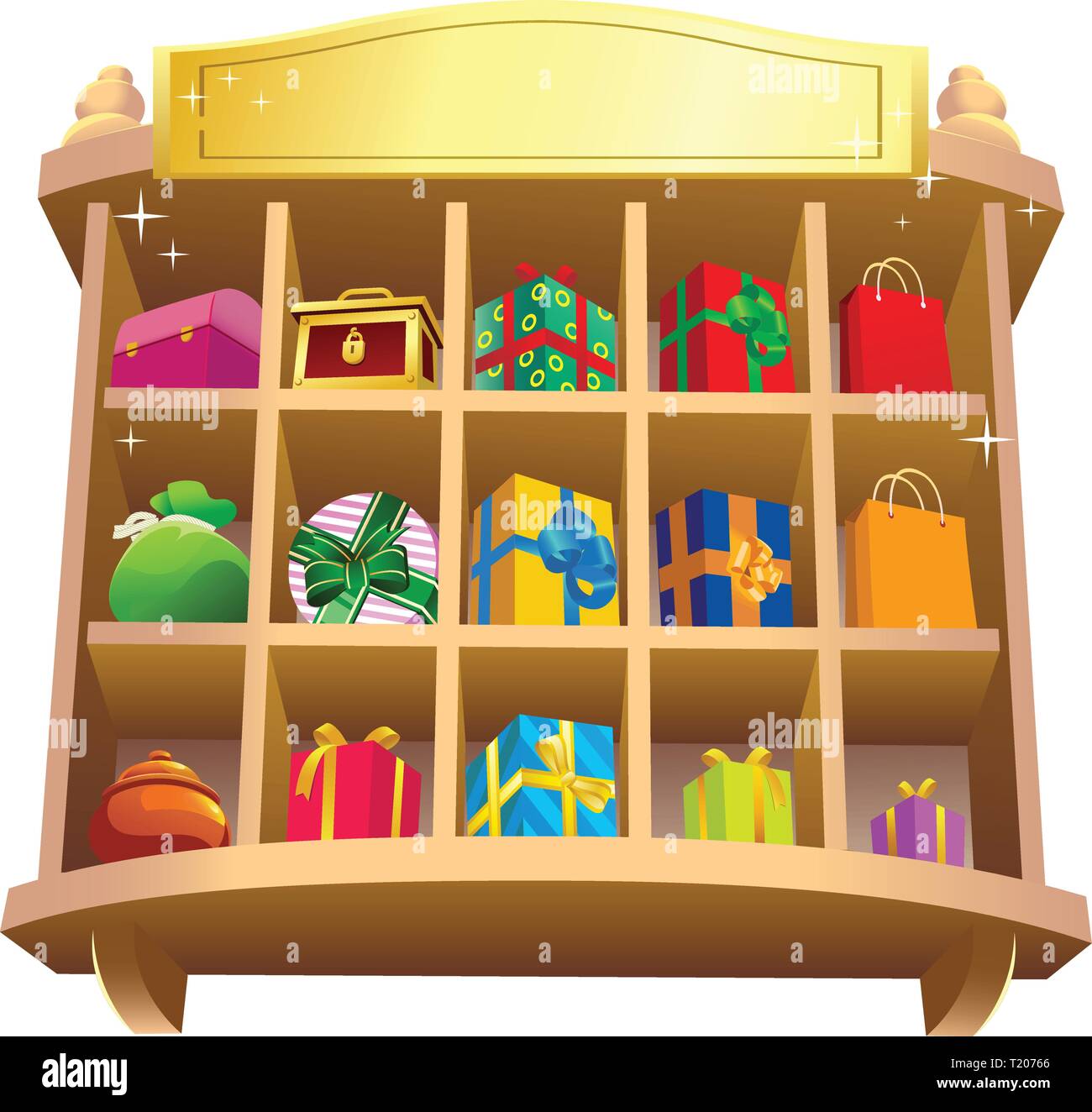Present boxes tied ribbon Stock Vector Images - Alamy