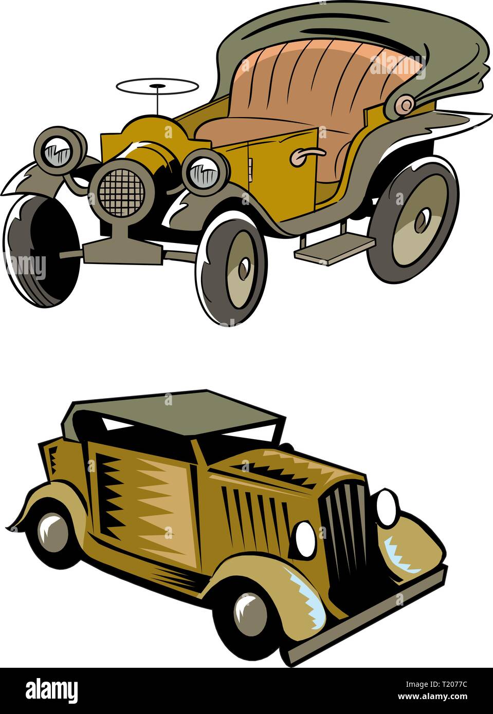 Vintage car shows Stock Vector Images - Alamy