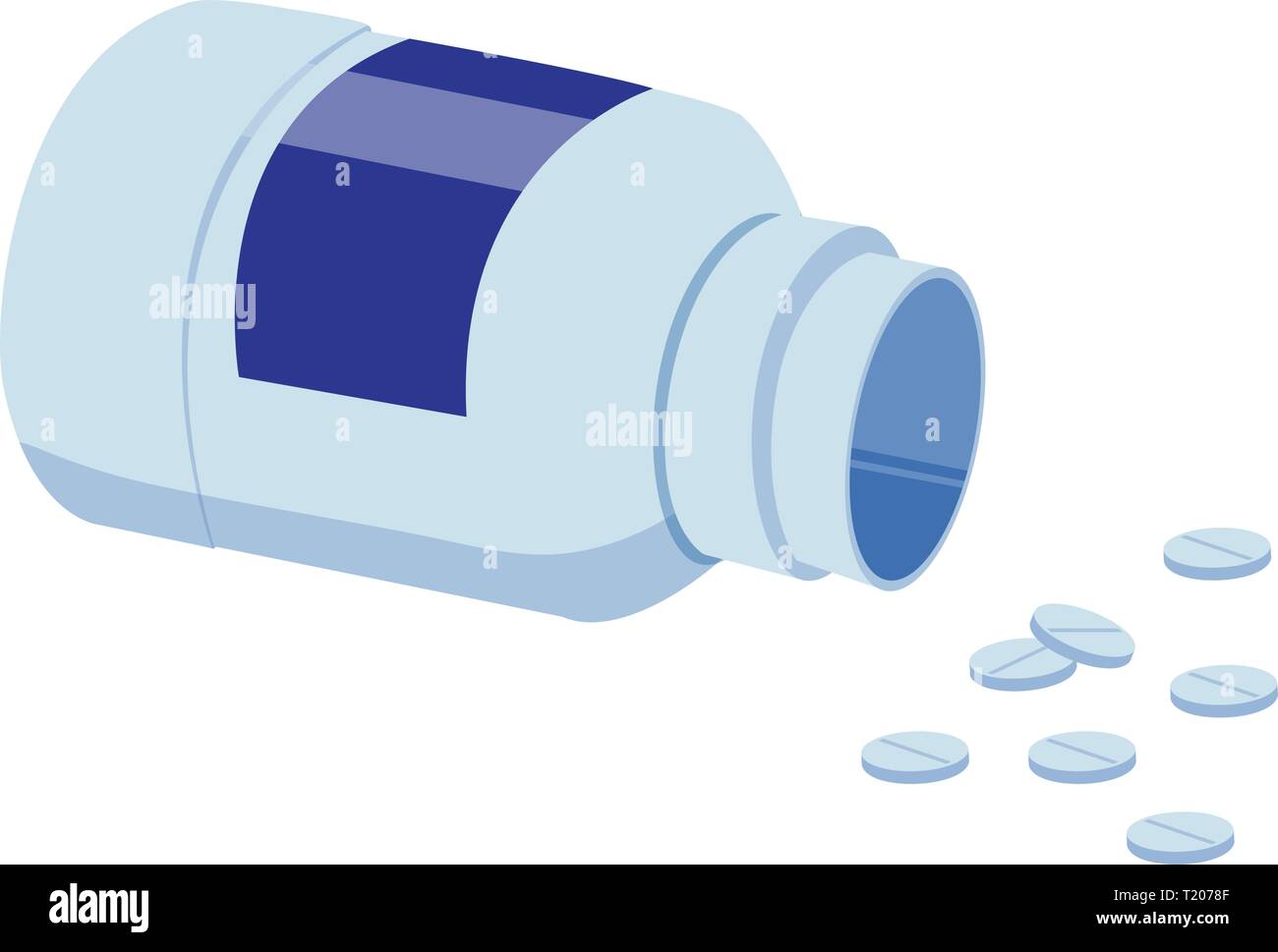 Generic pill bottle Stock Vector Images - Alamy