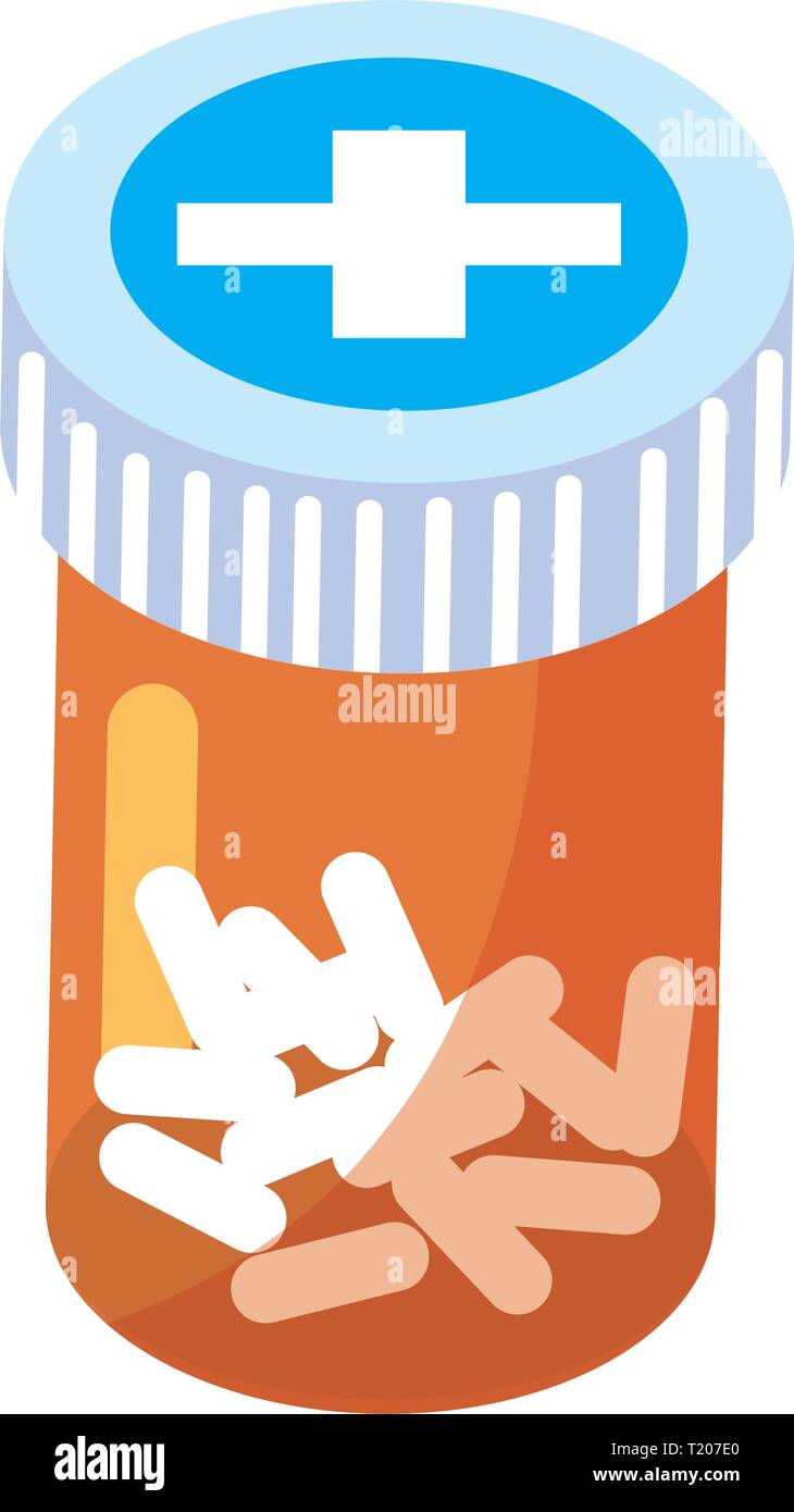 medicine pot drugs icon vector illustration design Stock Vector Image ...