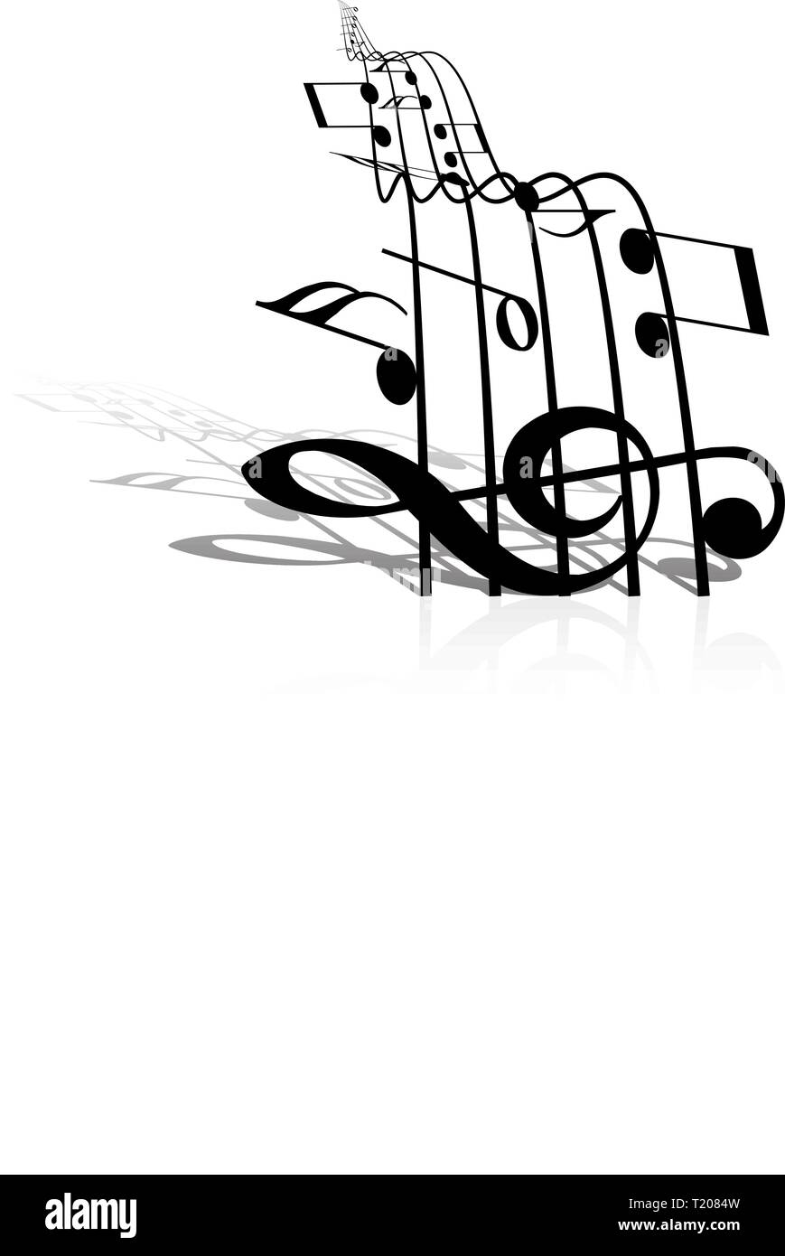 Waves mirror reflection Stock Vector Images - Alamy