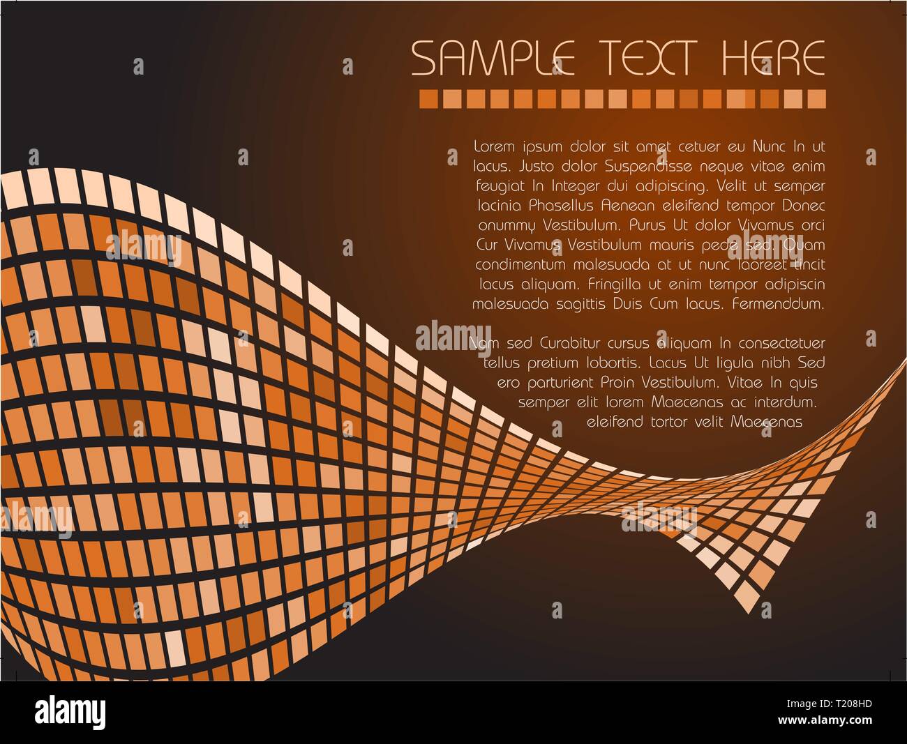 Orange and brown pixels hi-res stock photography and images - Alamy