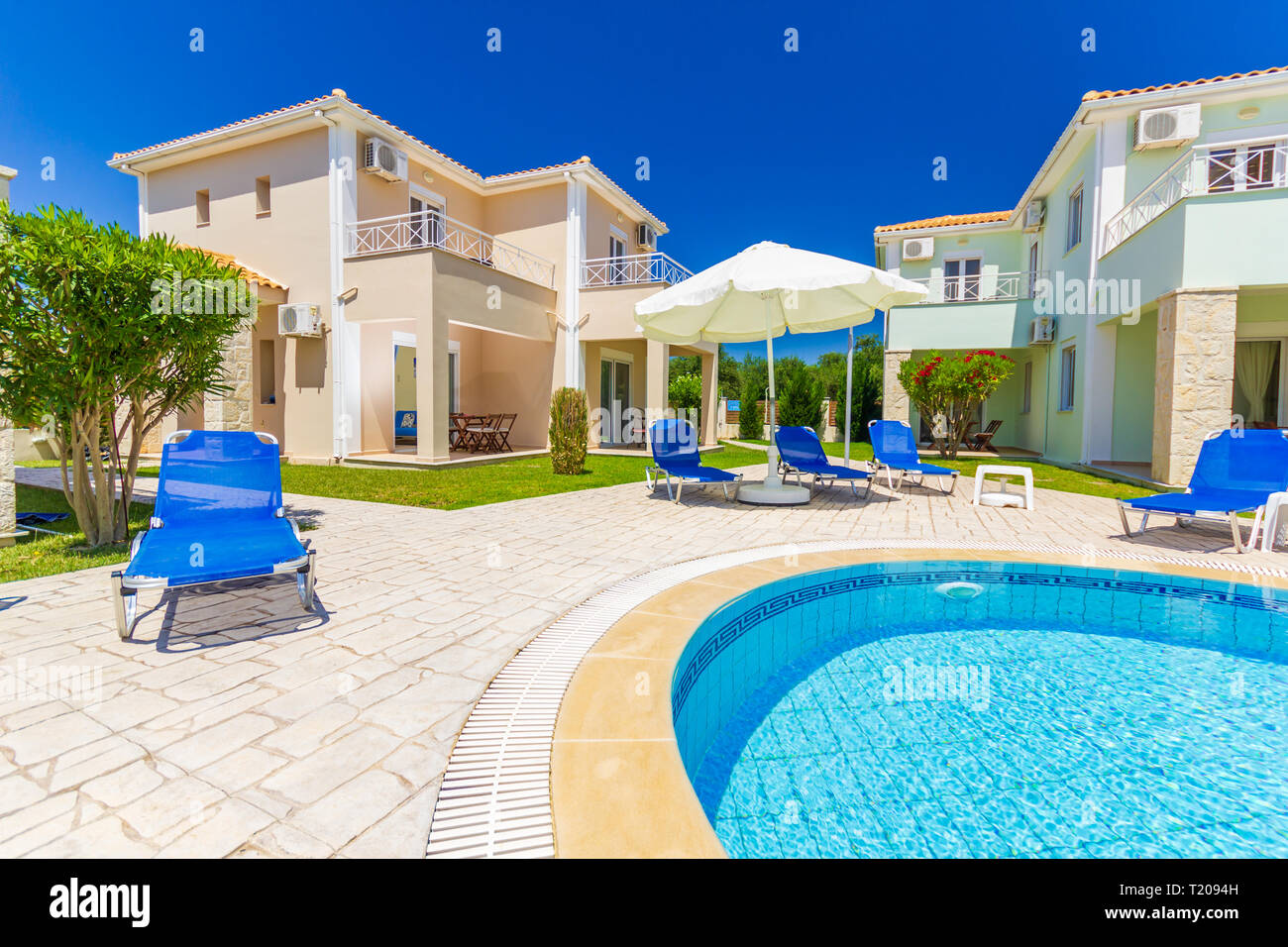 Villas at the Luxury summer resort Stock Photo - Alamy