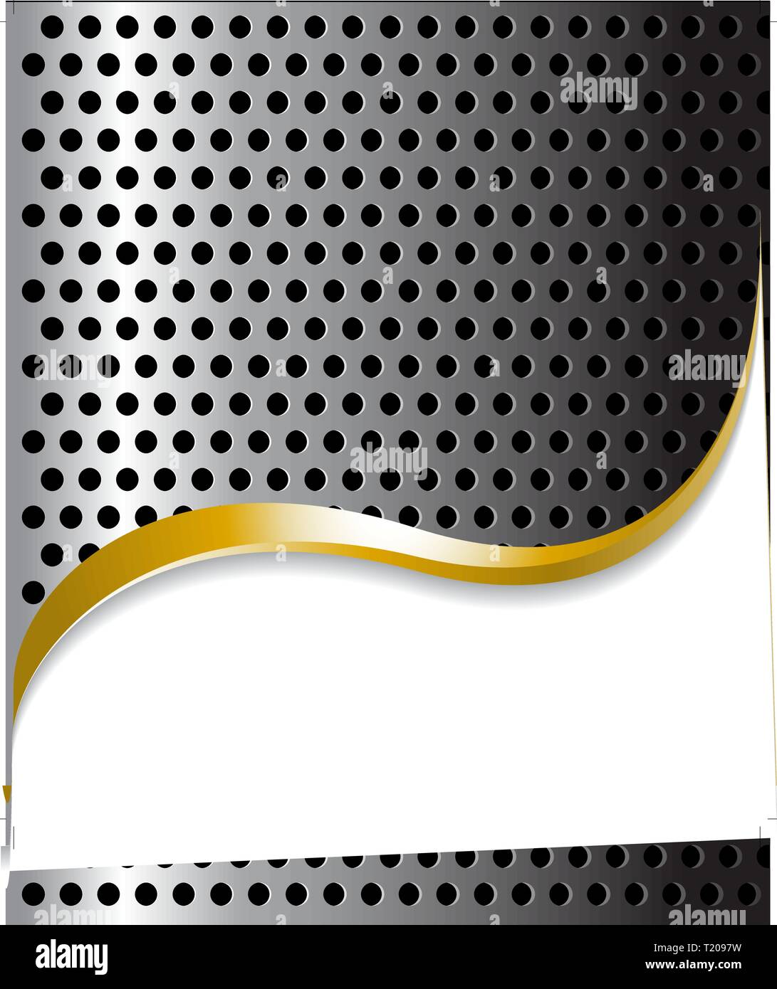 Abstract metal background with place for your text Stock Vector Image ...