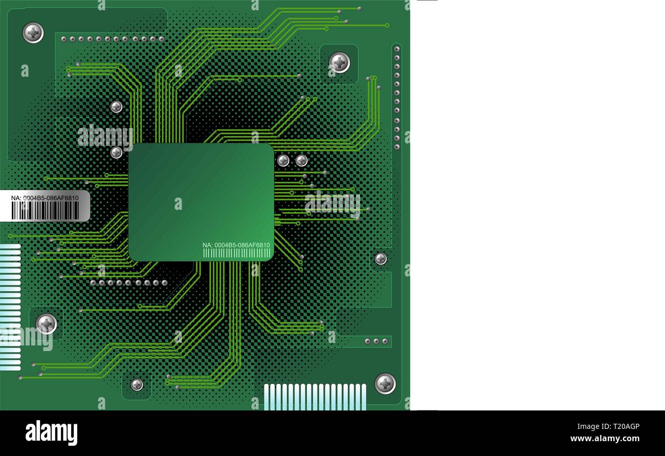 Abstract electronic background with place for your text Stock Vector ...