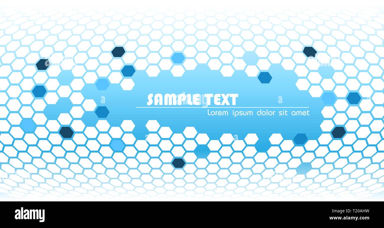 Abstract technical background made from hexagons Stock Vector Image ...